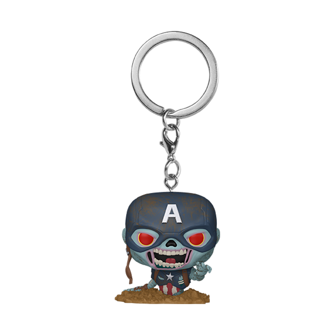 Pop! Keychain Zombie Captain America | Funko