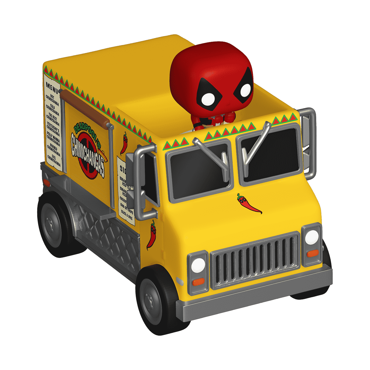 Bitty Pop! Rides Deadpool's Chimichanga Truck | Funko
