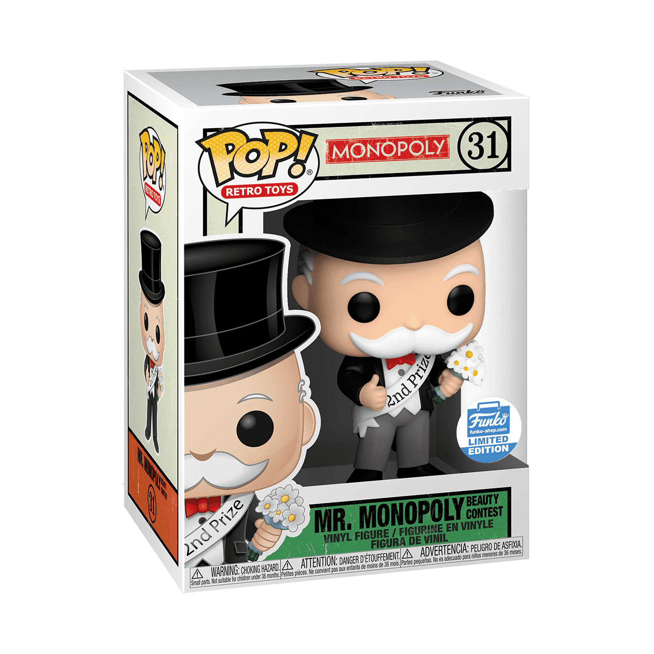 Buy Pop! Mr. Monopoly Beauty Contest at Funko.