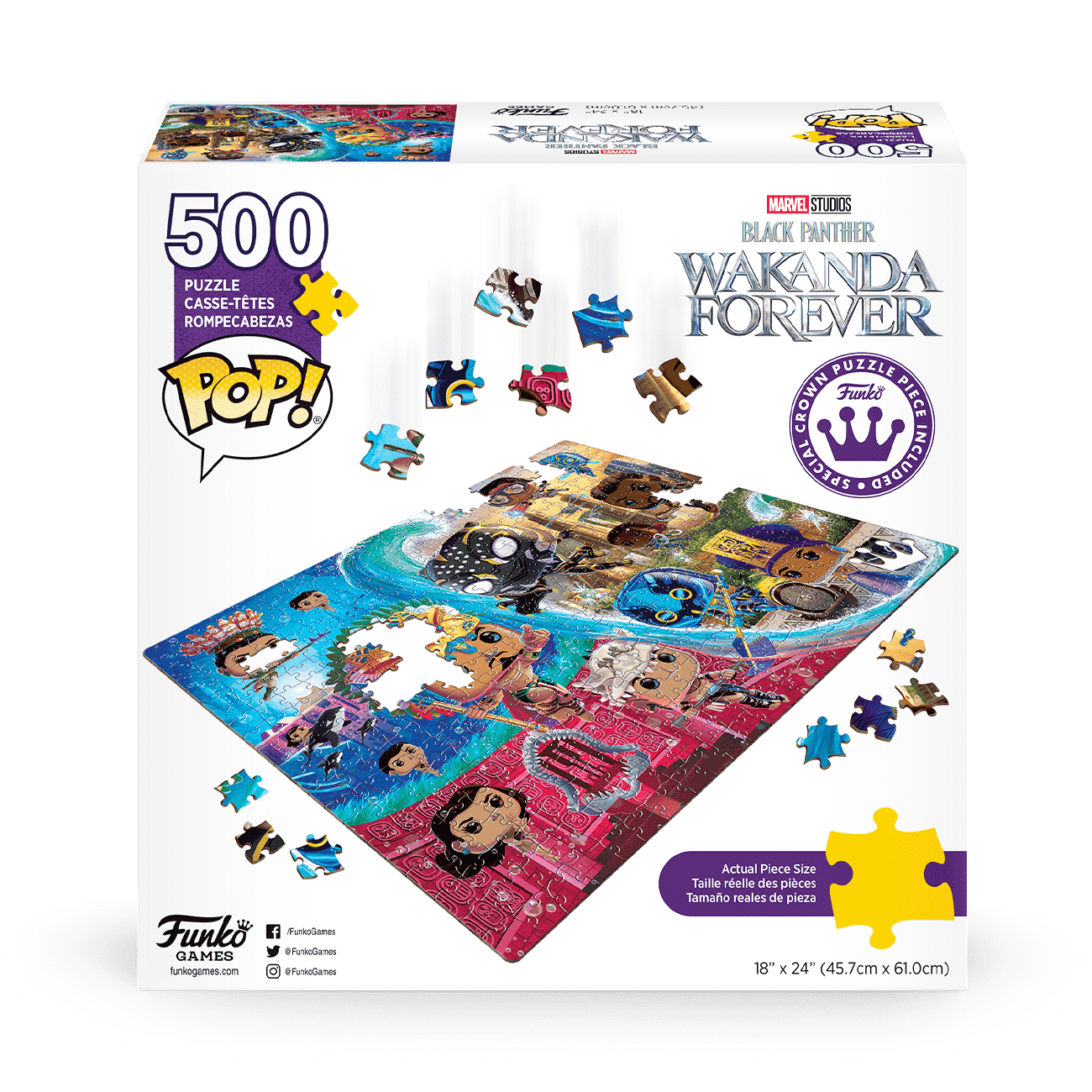 Buy Pop! Black Panther: Wakanda Forever Puzzle at Funko.