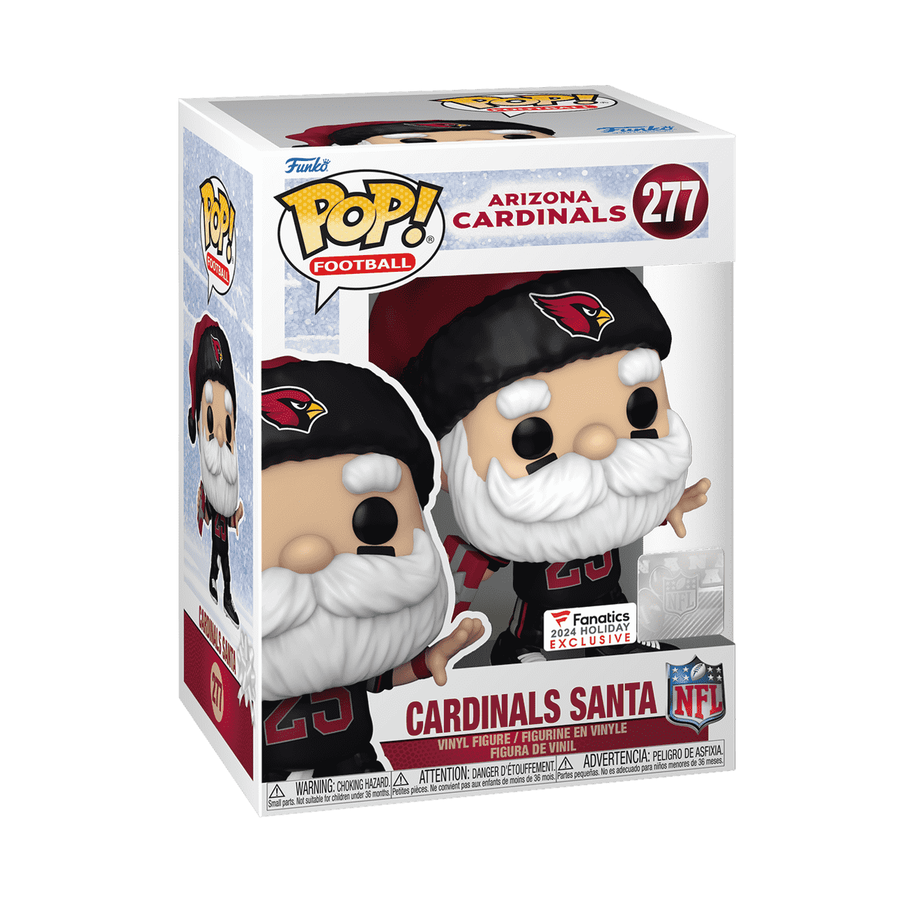 Pop! Cardinals Santa (Throwing) | Funko