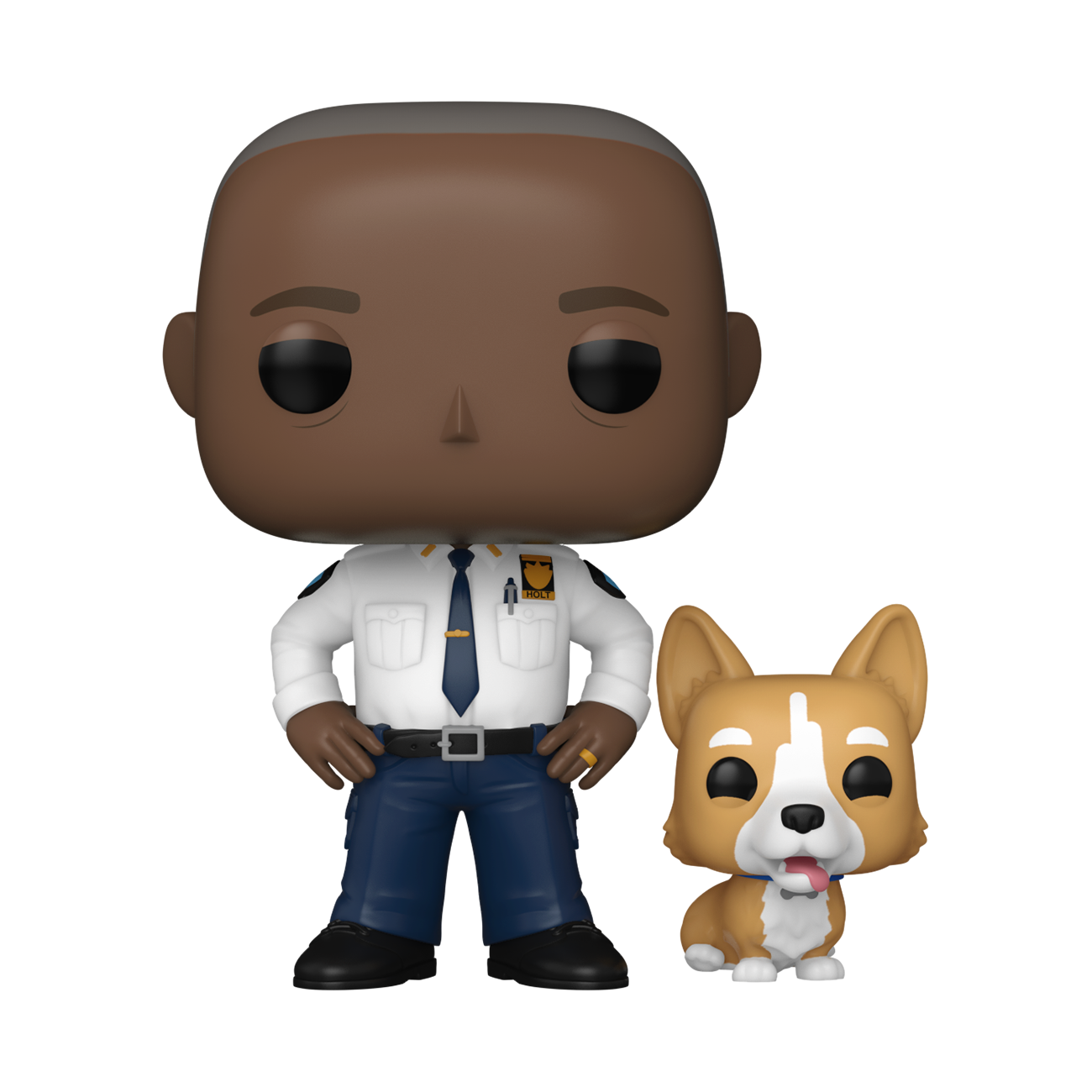 Pop! & Buddy Captain Ray Holt with Cheddar