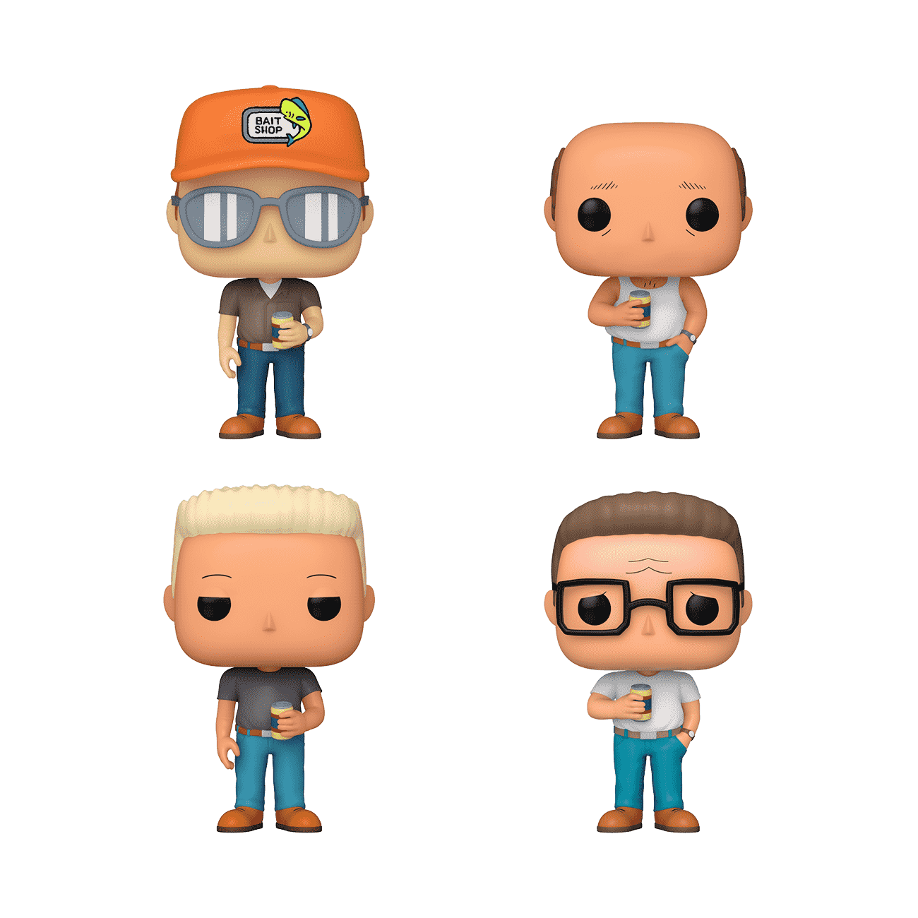 Pop! King of the Hill 4-Pack | Funko