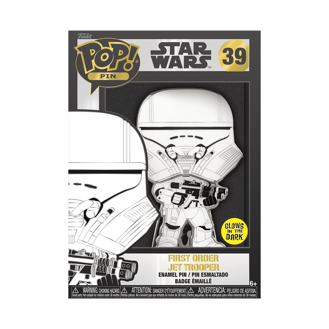 Pop! Pin First Order Jet Trooper (Glow)