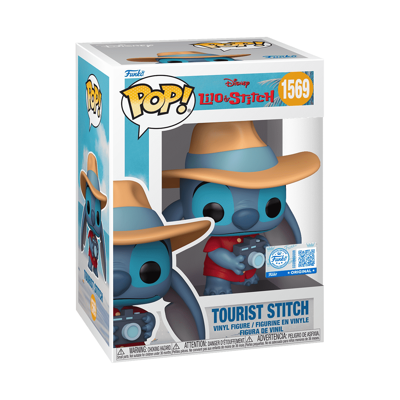 Pop! Tourist Stitch | Funko