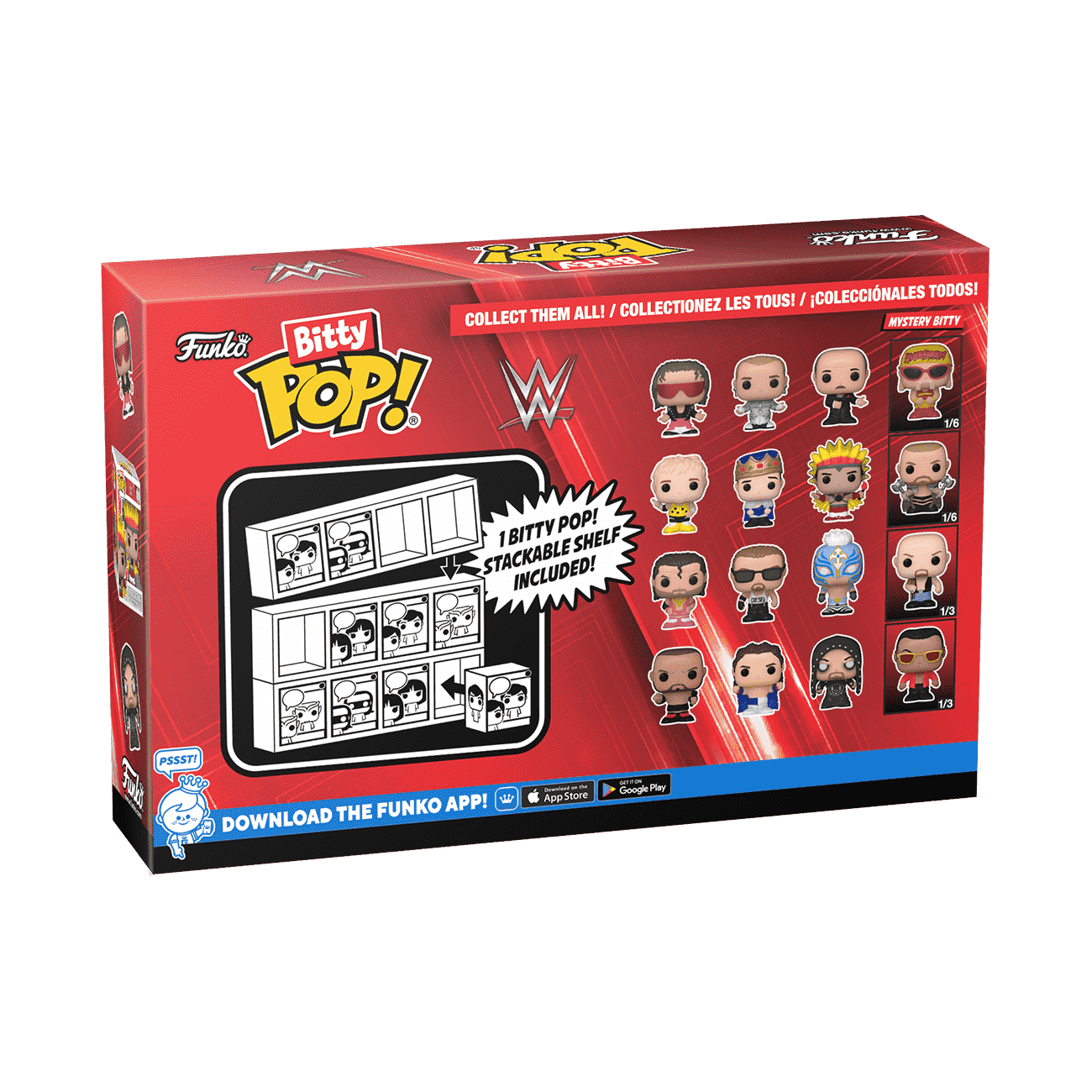 Bitty Pop! WWE 4-Pack Series 1 | Funko