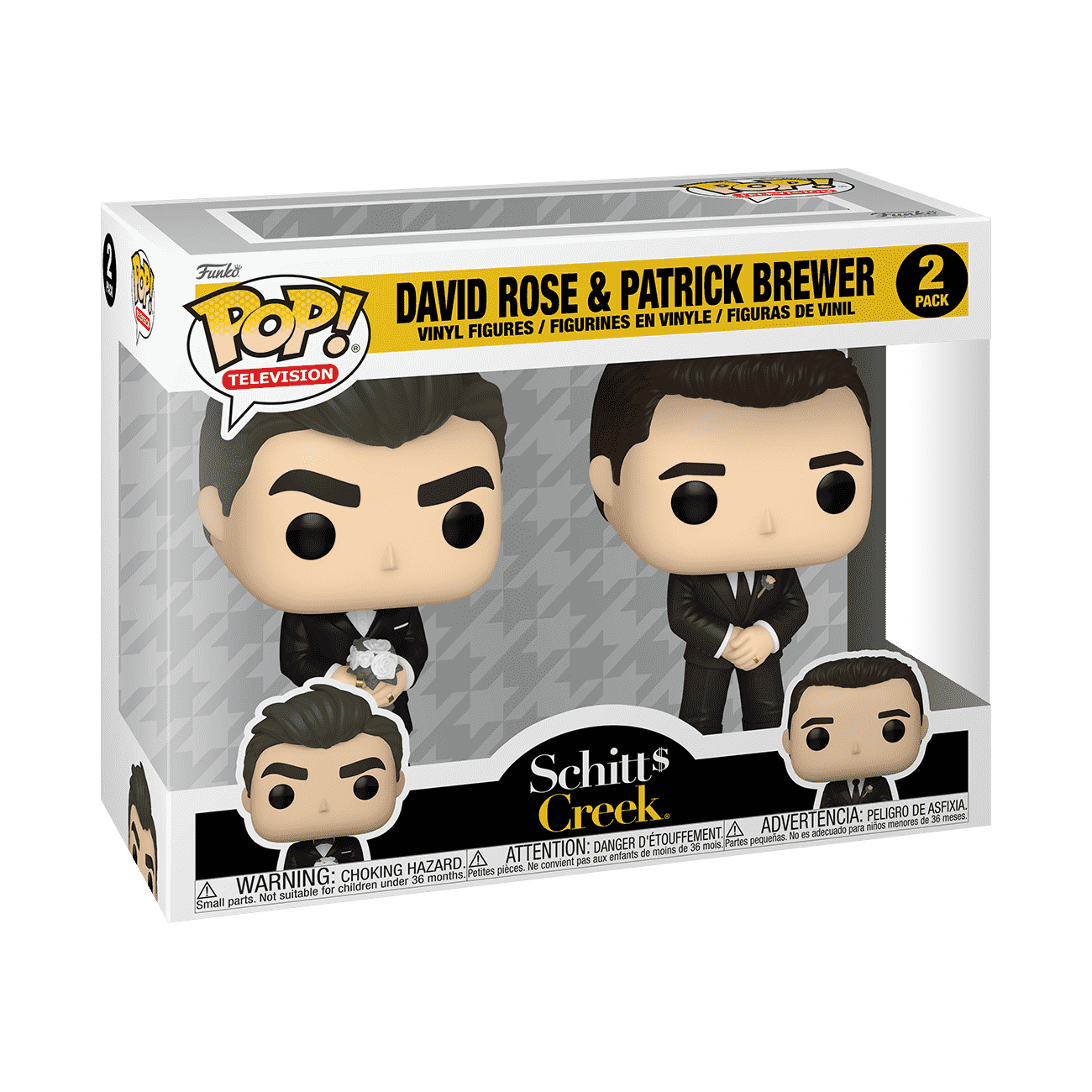 Buy Pop! David Rose & Patrick Brewer in Wedding Outfits 2-Pack at Funko.