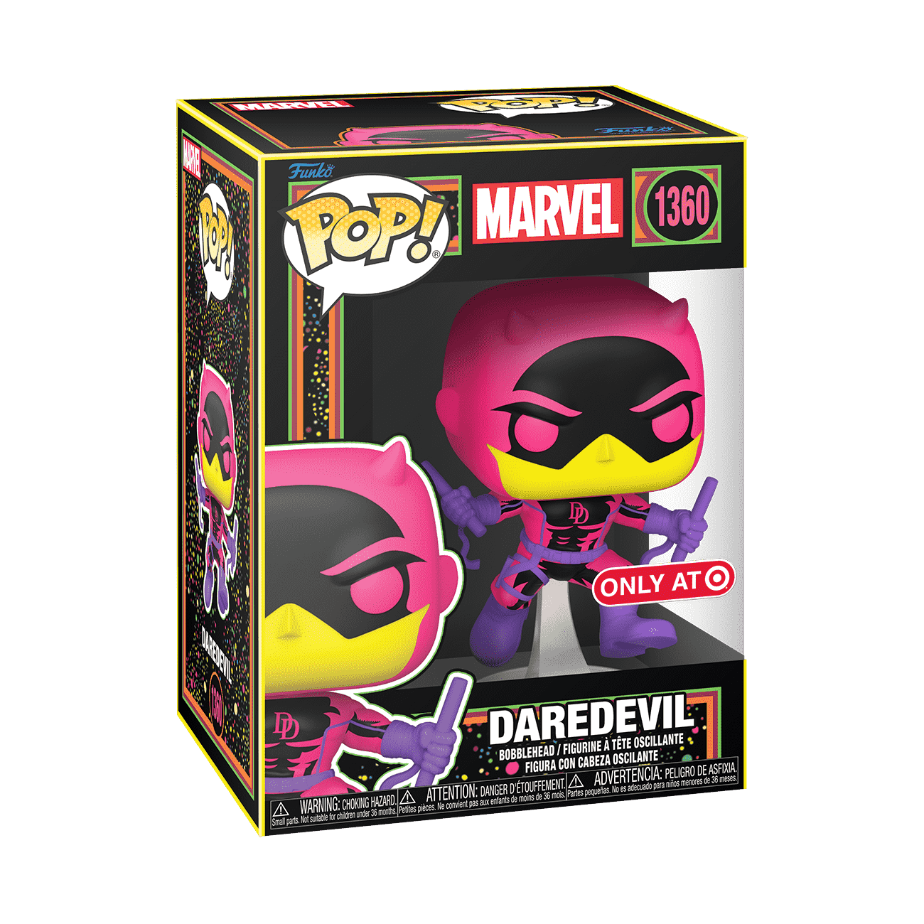 Pop! Daredevil (Classic) (Black Light) | Funko