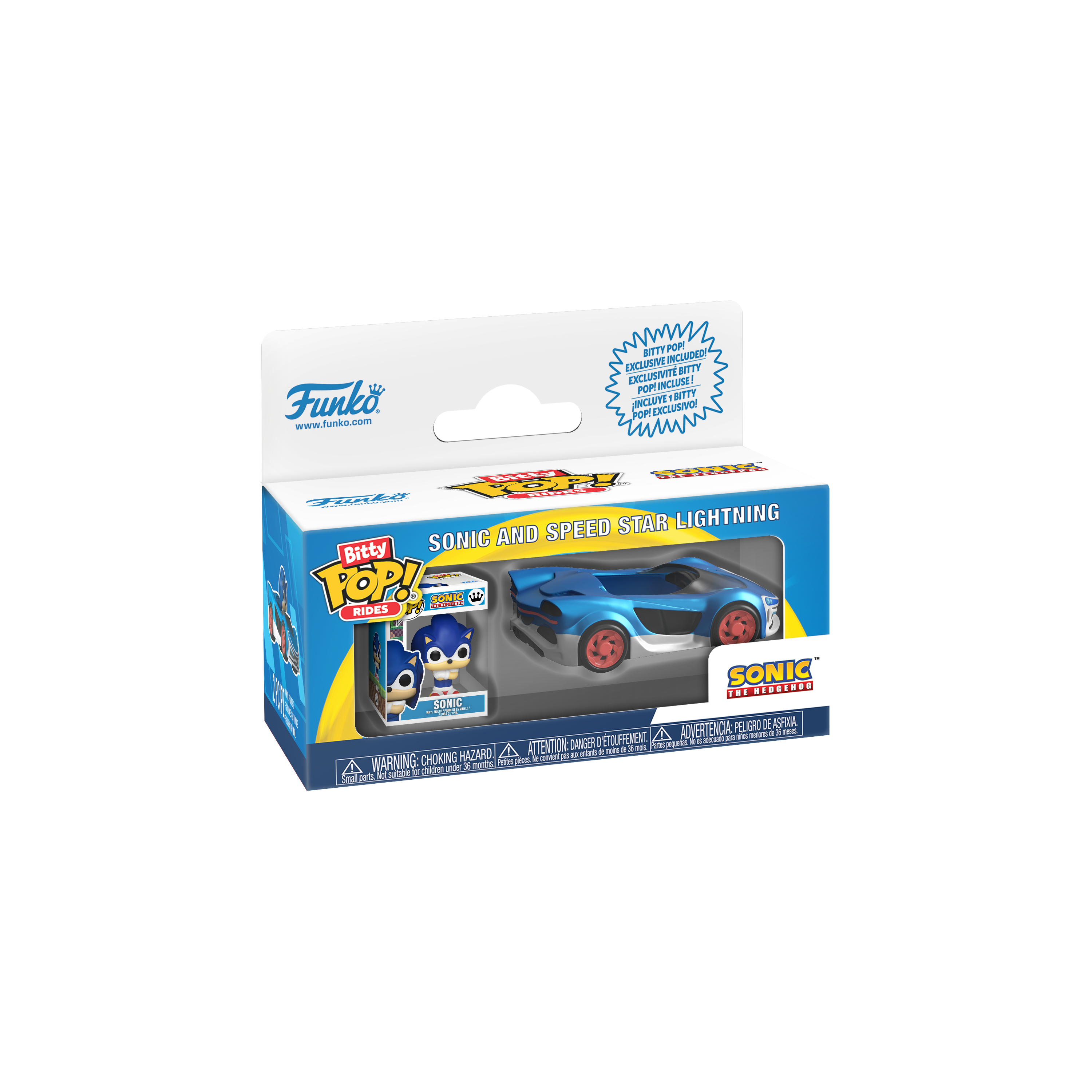 Bitty Pop! Rides Sonic and Speed Star Lightning | Funko