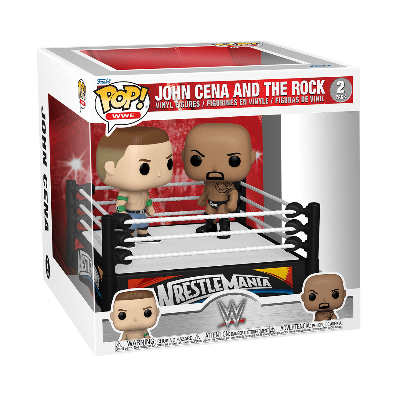 Pop! Moment John Cena and The Rock 2-Pack