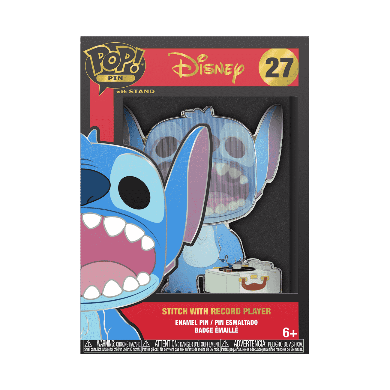 Buy Pop! Pin Stitch with Record Player at Funko.