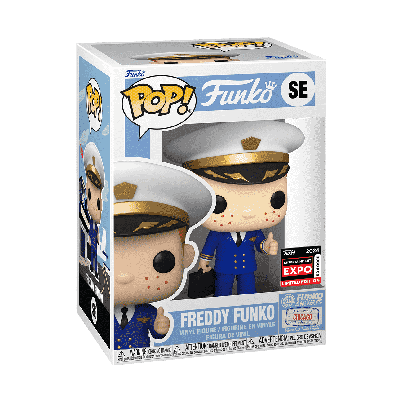 Buy Pop! Freddy Funko in Pilot Uniform at Funko.