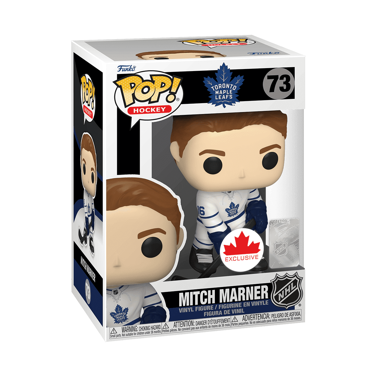 Buy POP NHL: Maple Leafs- Mitch Marner (White Uniform)(GRO) at Funko.