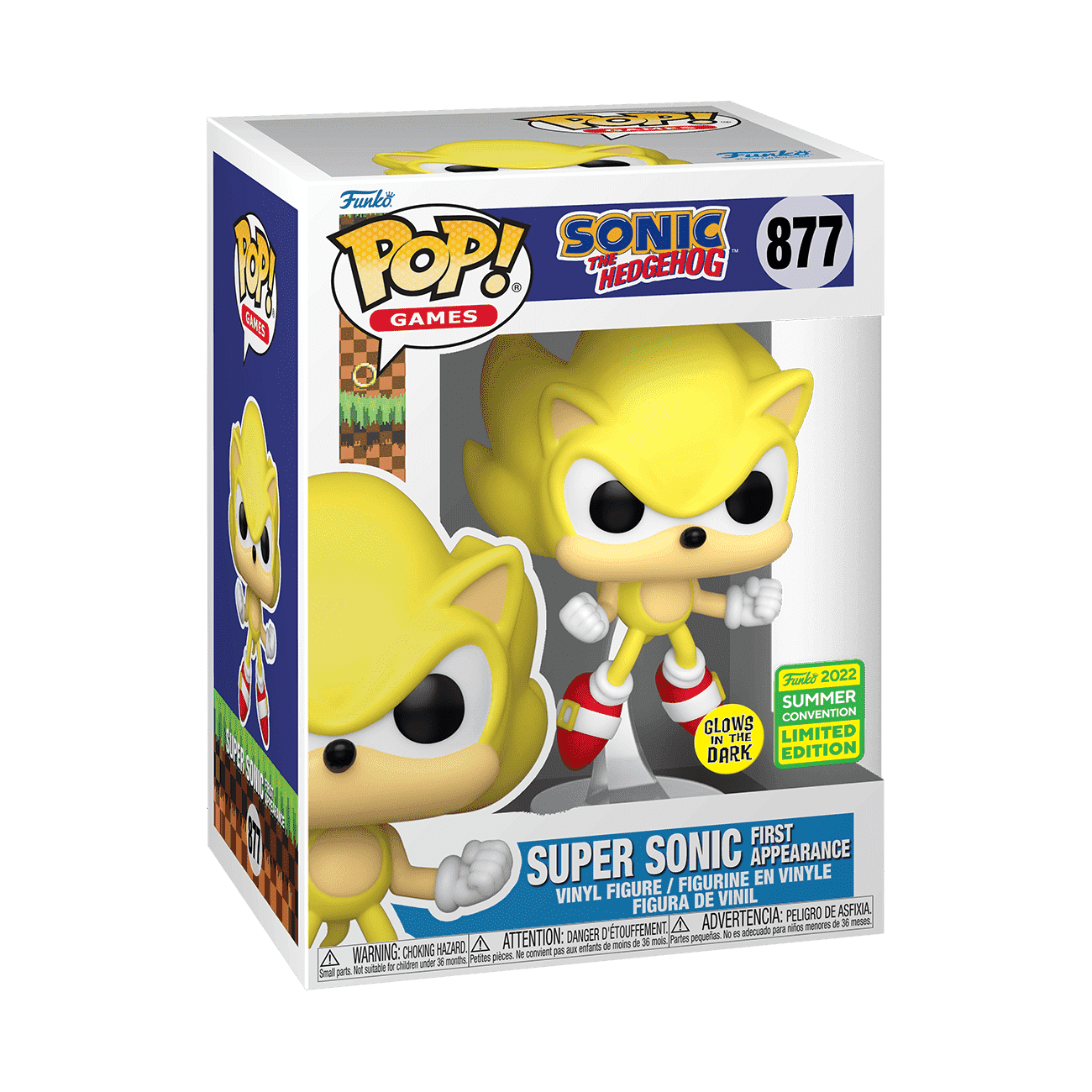 Buy Pop! Super Sonic First Appearance (Glow) at Funko.