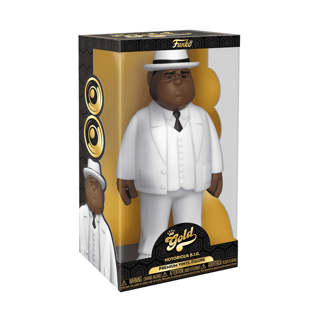 Vinyl GOLD 12" Notorious B.I.G. in White Suit