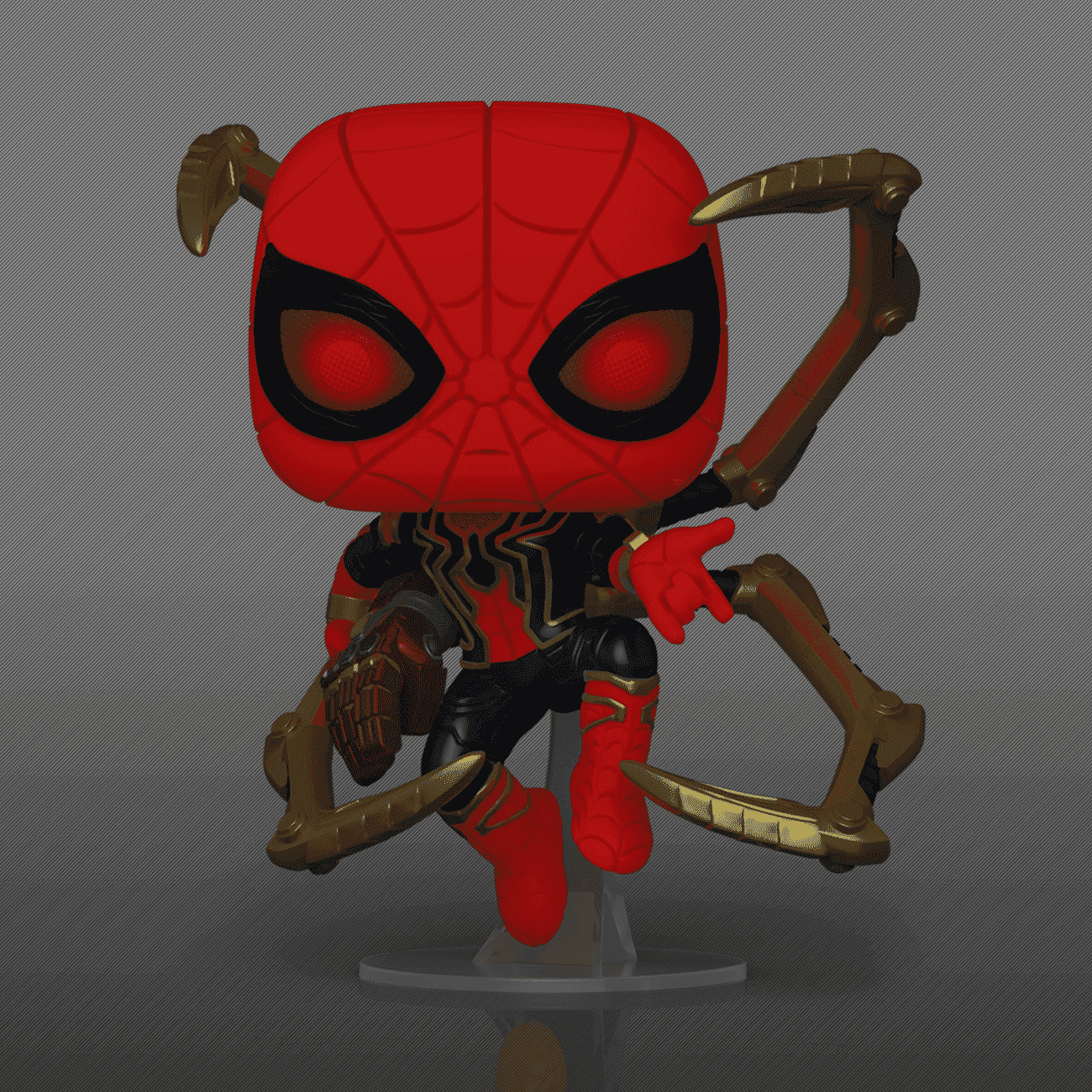 Buy Pop! Iron Spider with Gauntlet (Glow) at Funko.