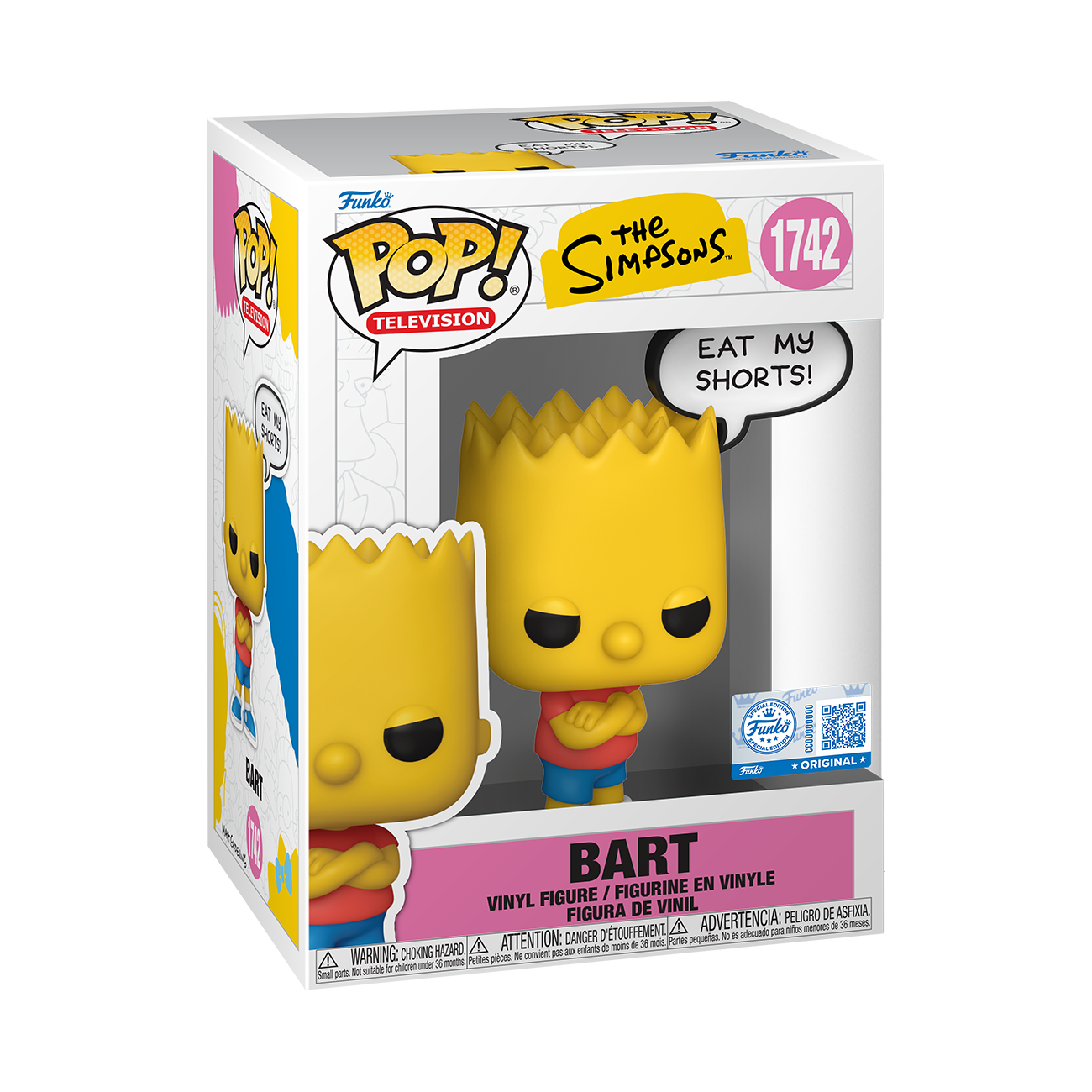 Pop! Bart (Eat My Shorts) | Funko