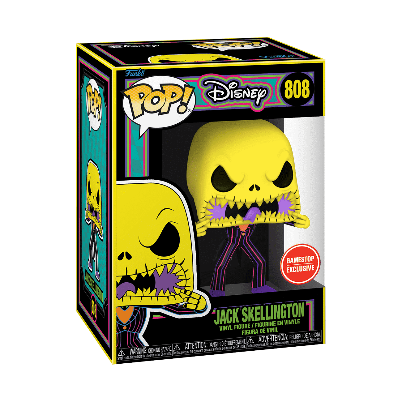 Buy Pop! Jack Skellington (Scary Face Black Light) at Funko.