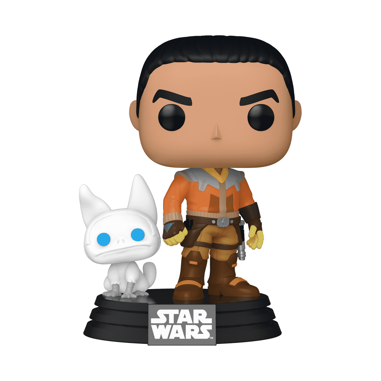 Pop! & Buddy Ezra Bridger with Loth-Cat | Funko