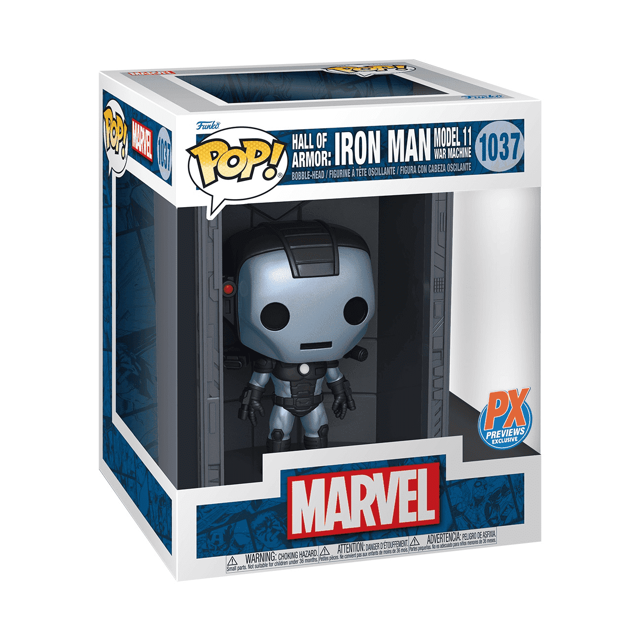 Hall of Armor: Iron Man Model 11 War Machine (Metallic)