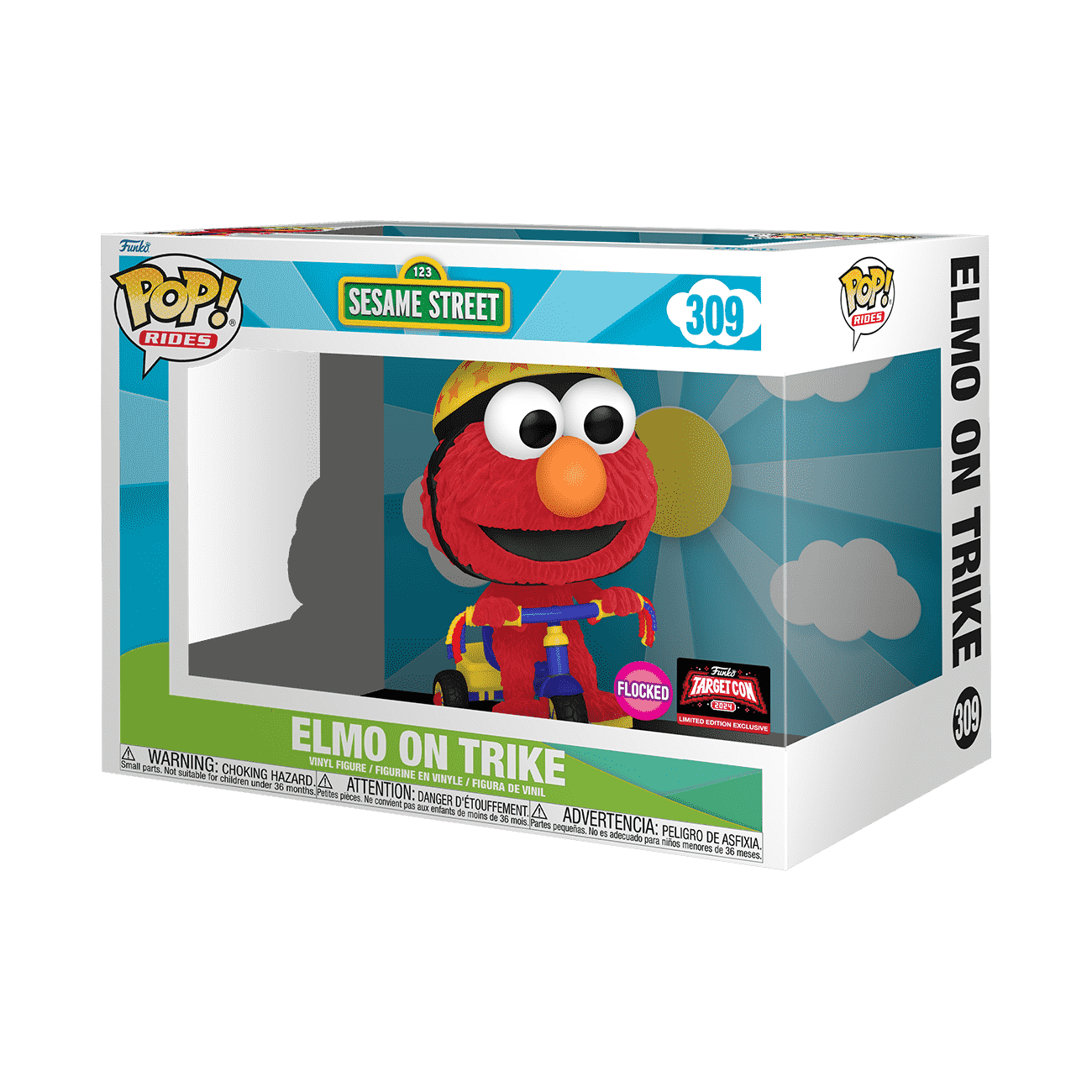 Pop! Rides Elmo on Trike (Flocked)