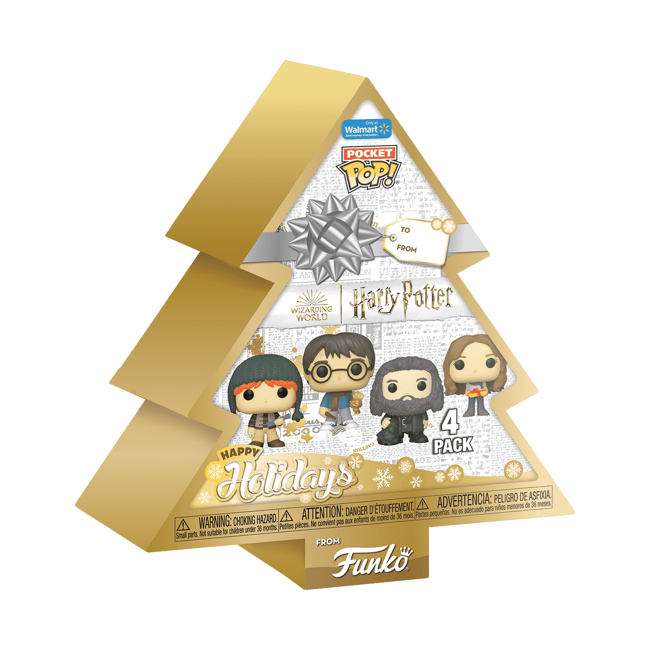 Pocket Pop! Holiday Harry Potter 4-Pack | Funko
