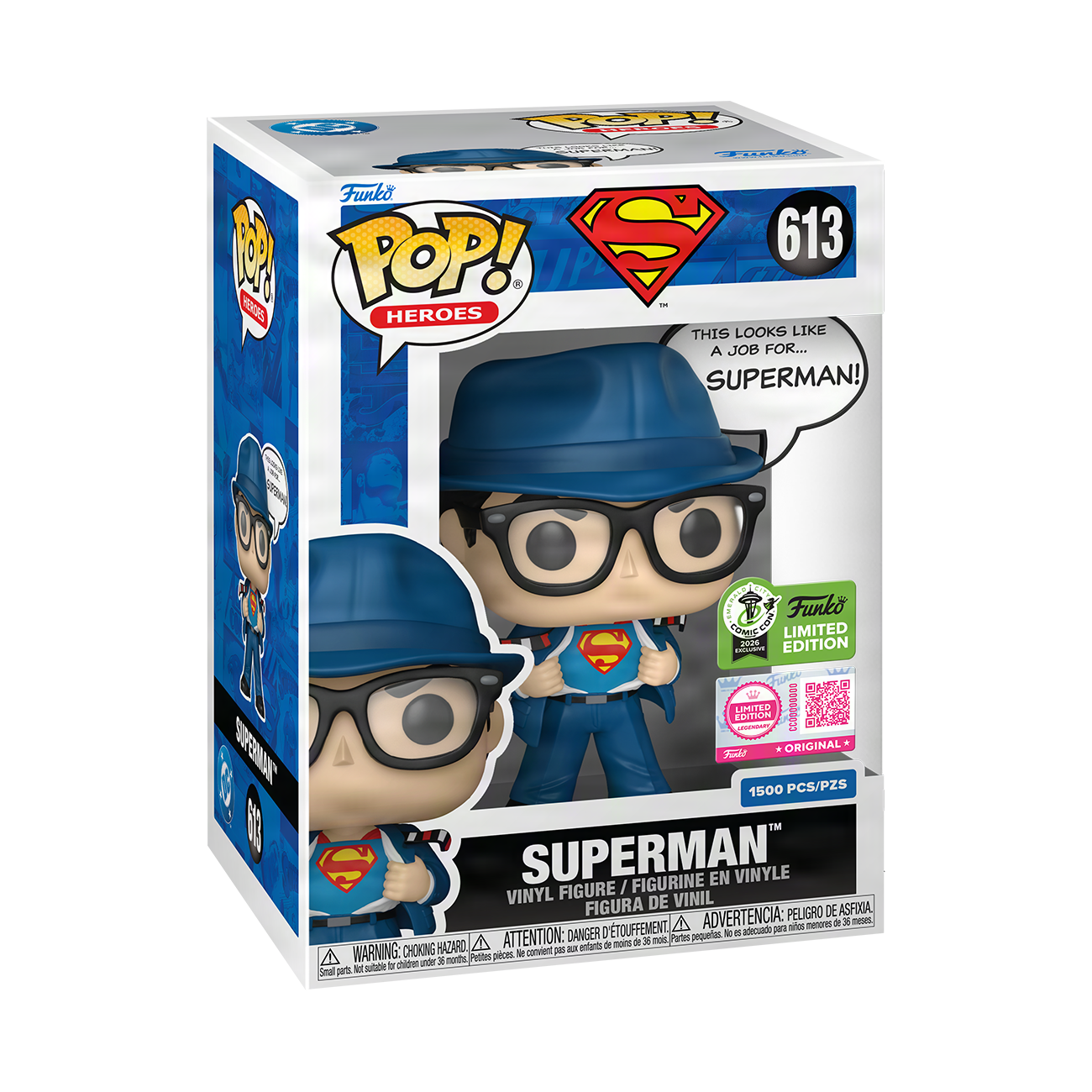 Pop! Superman (This Looks Like a Job For) with Pop! Protector