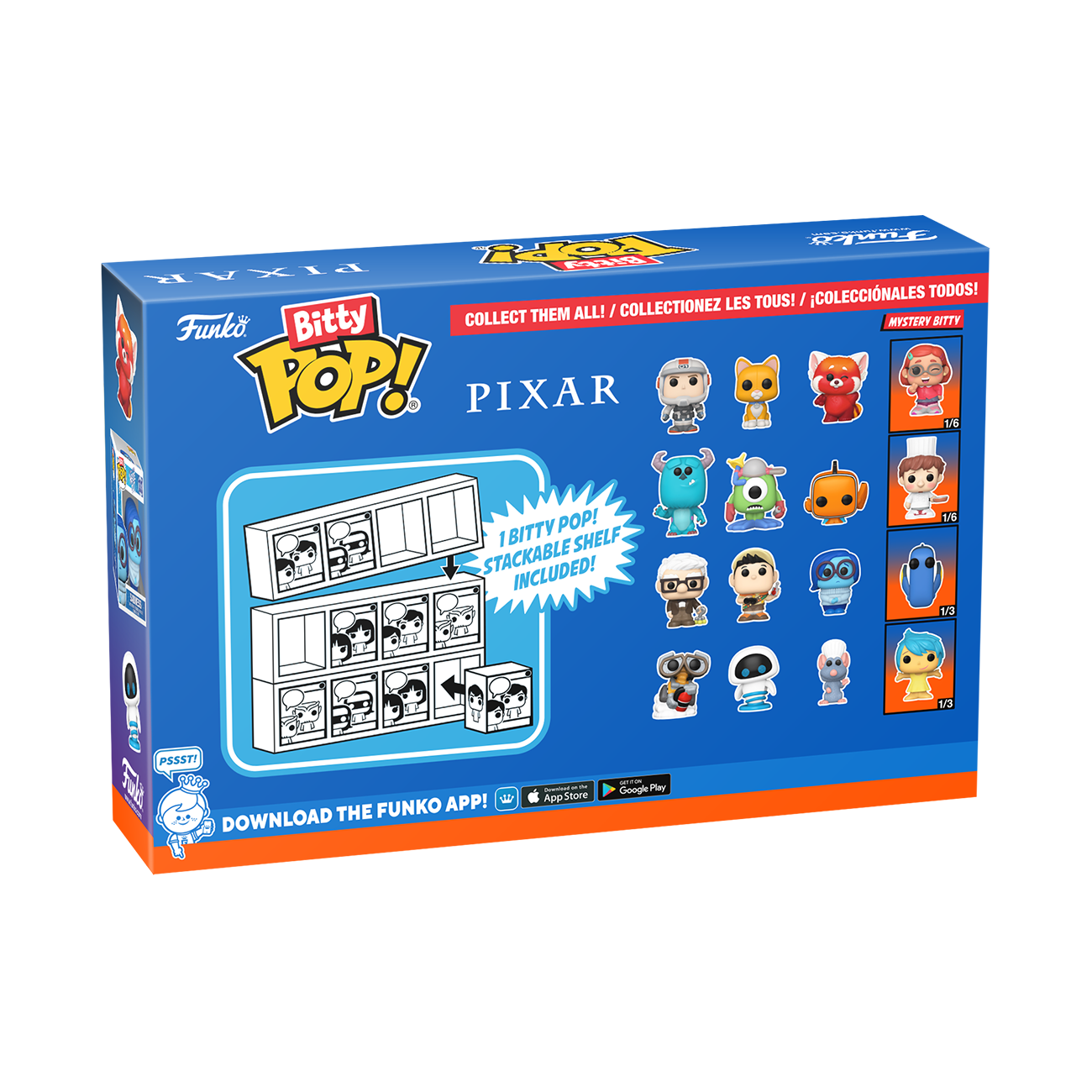 Bitty Pop! Pixar 4-Pack Series 3 | Funko
