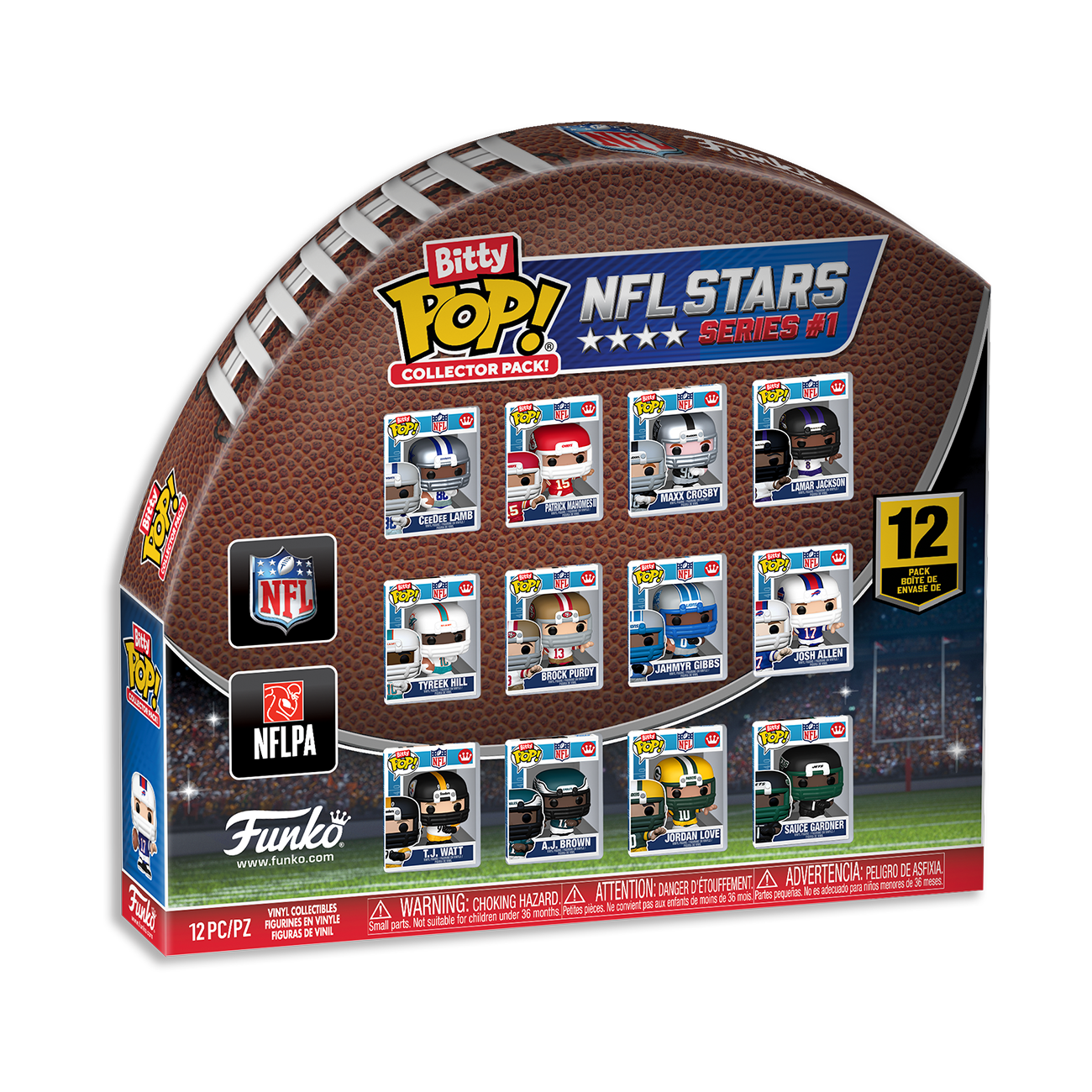 Bitty Pop! Collector NFL Stars 12-Pack | Funko