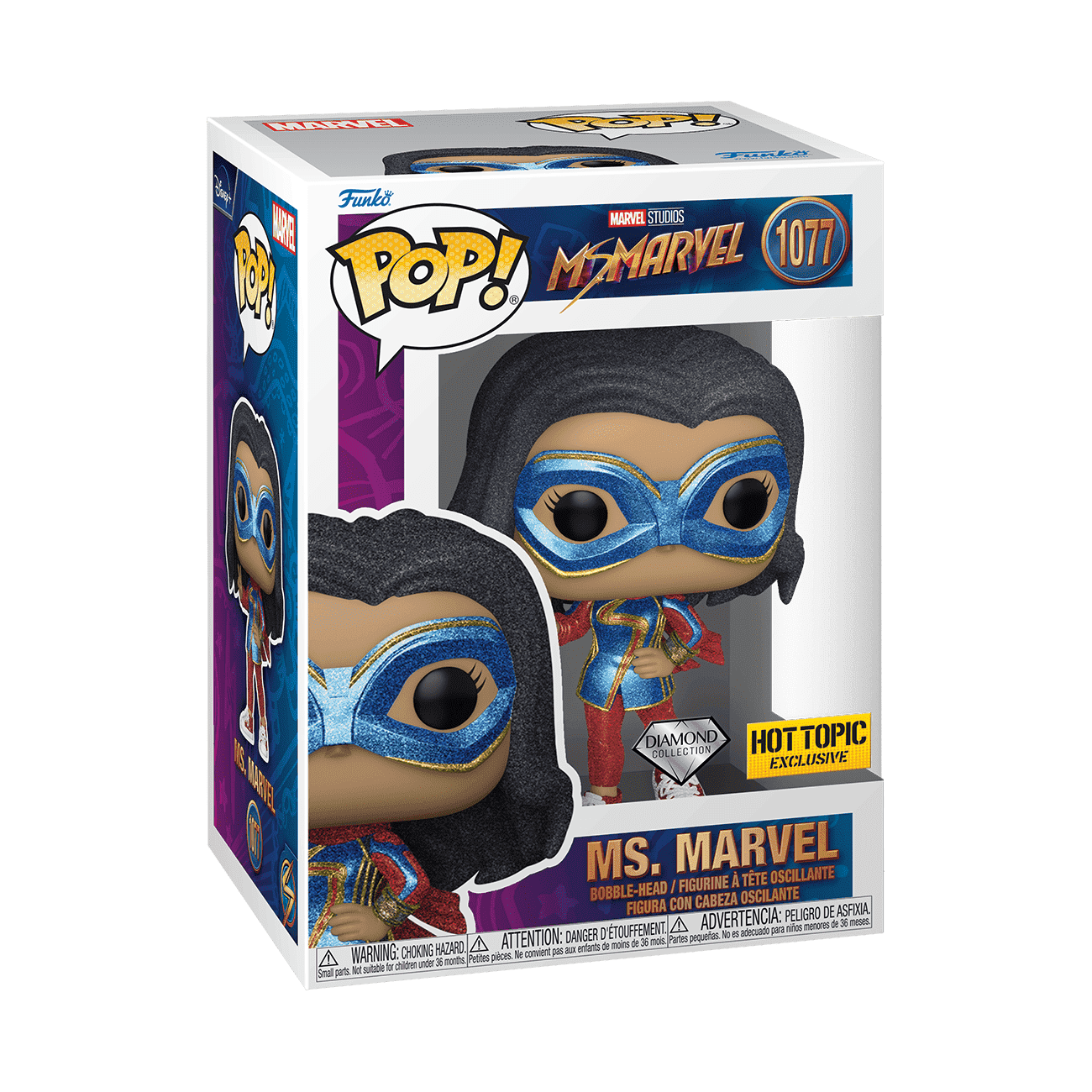 Buy Pop! Ms. Marvel with Peace Sign (Diamond) at Funko.