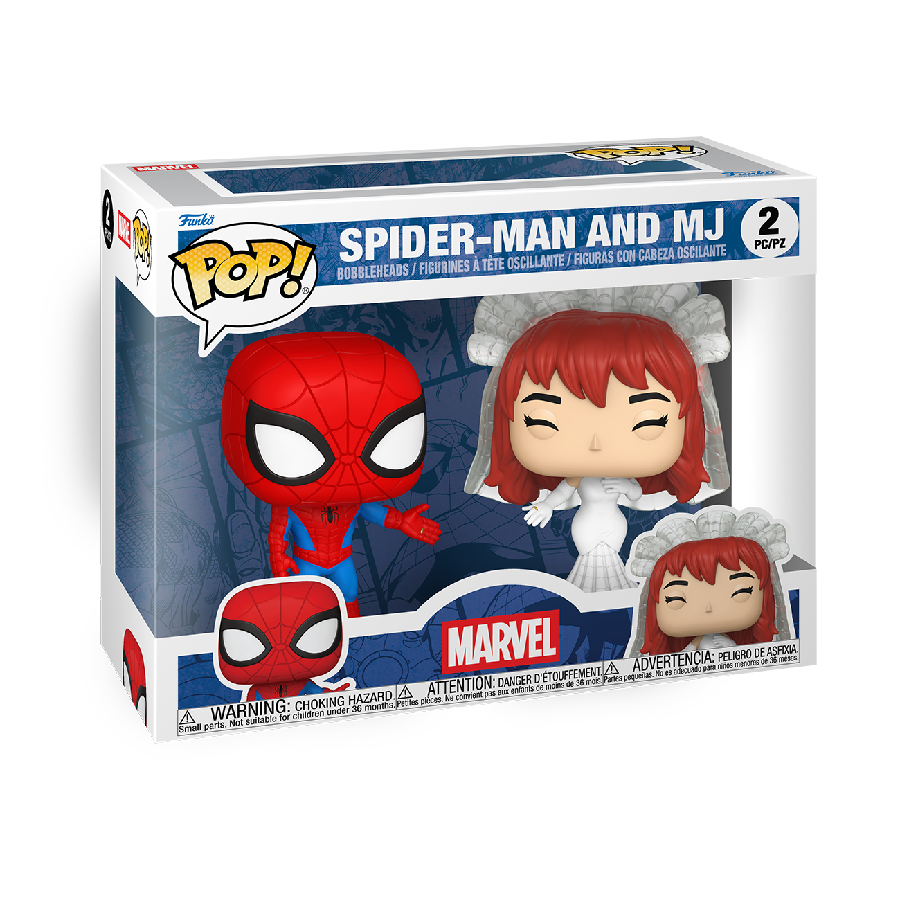 Pop! Spider-Man and MJ 2-Pack | Funko