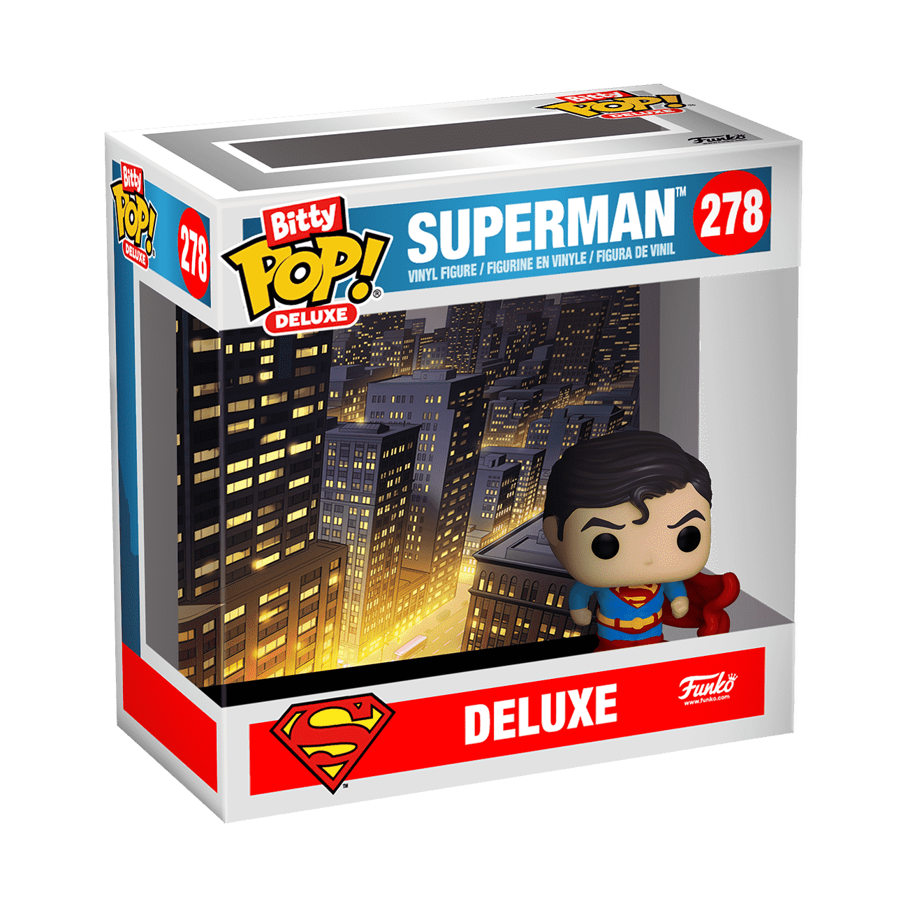 Buy Bitty Pop! Deluxe Superman (Cityscape) at Funko.