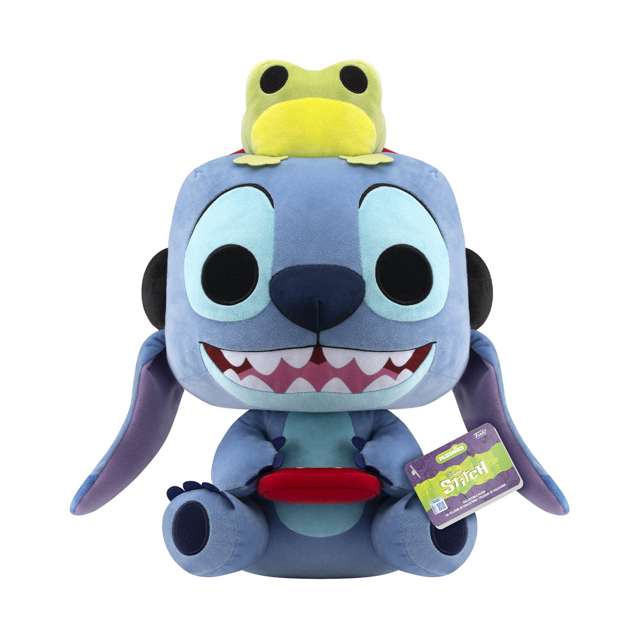 16" Gamer Stitch with Frog Mega Plush | Funko