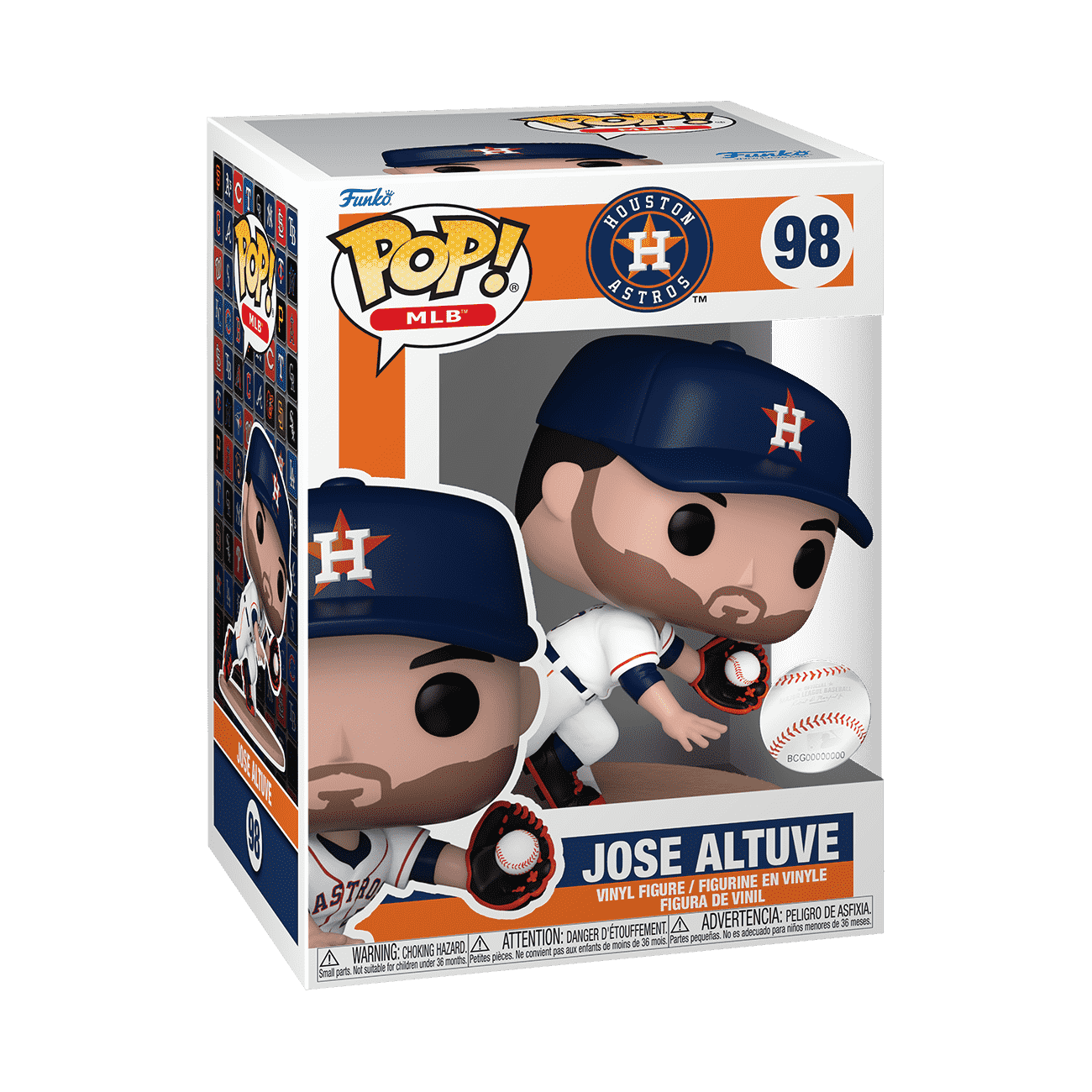 Buy Pop! Jose Altuve Catching in White Jersey at Funko.