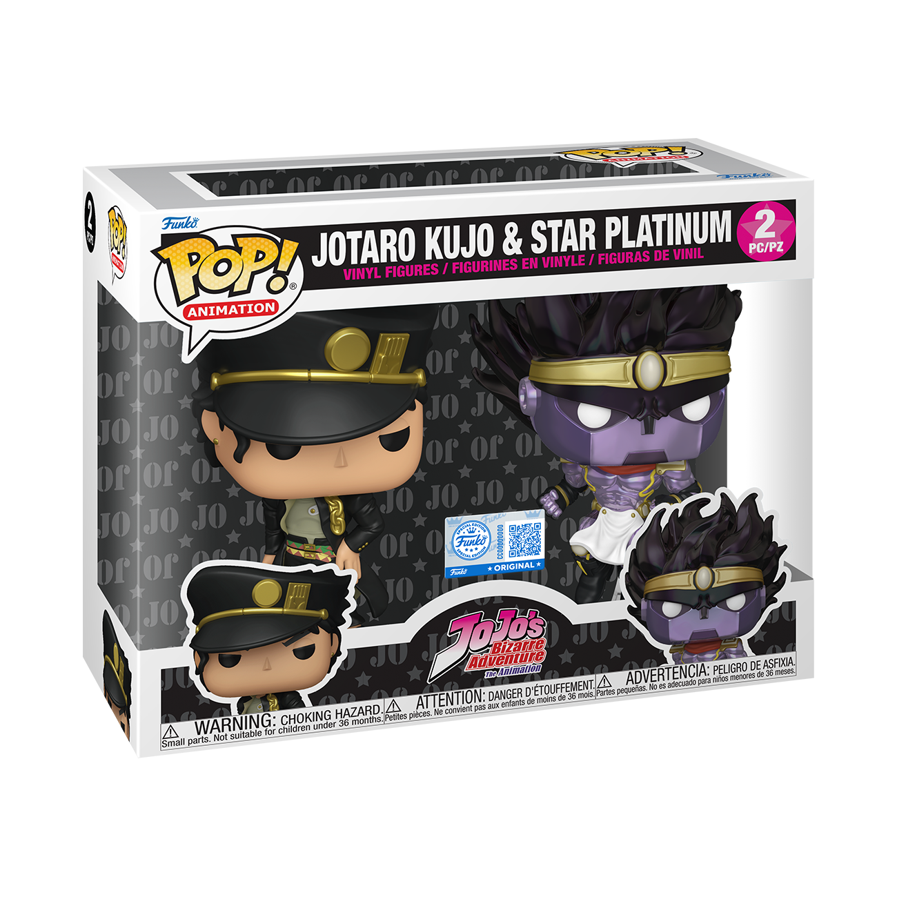 Pop! Jotaro Kujo & Star Platinum 2-Pack | Funko