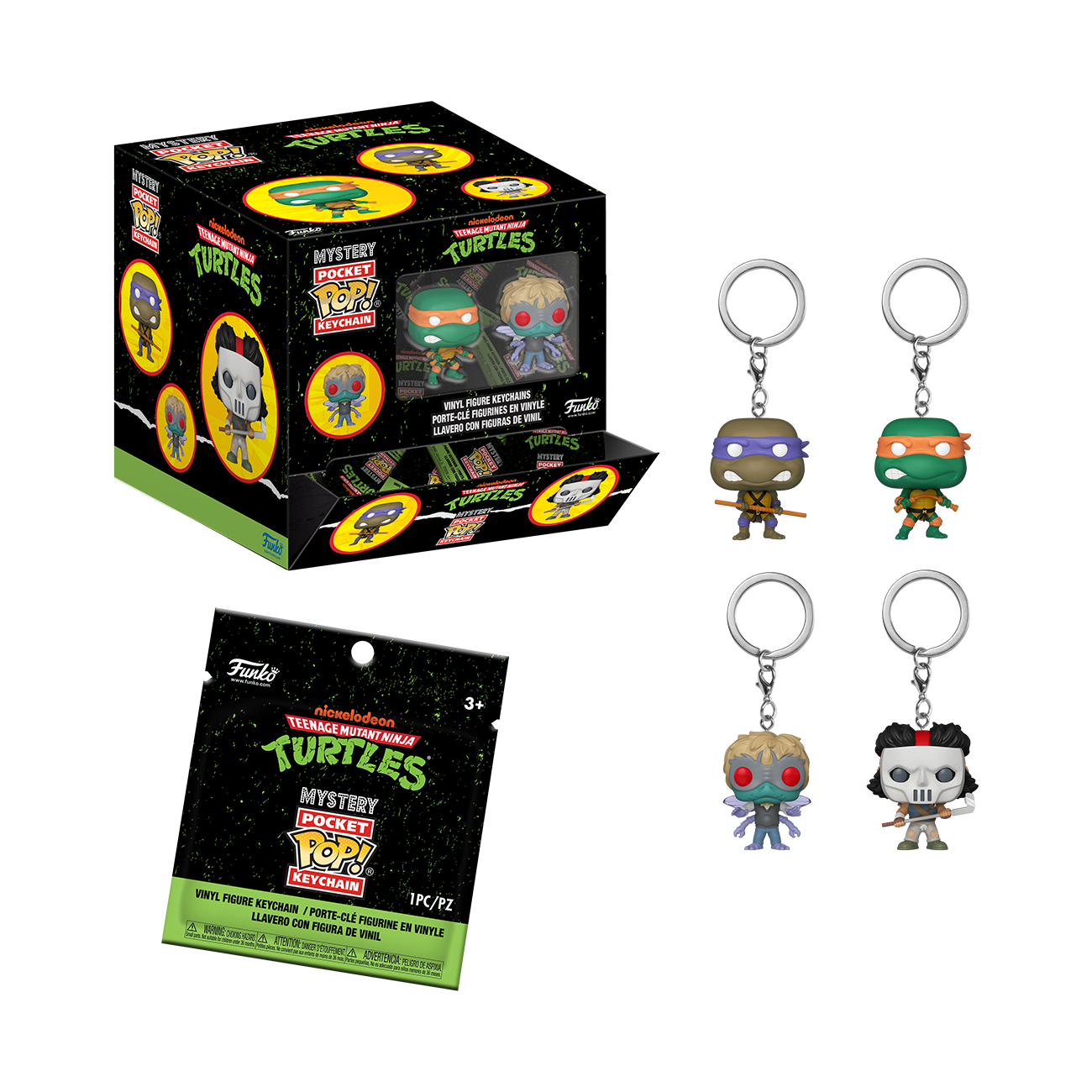 Mystery Pop! Keychain Teenage Mutant Ninja Turtles | Funko