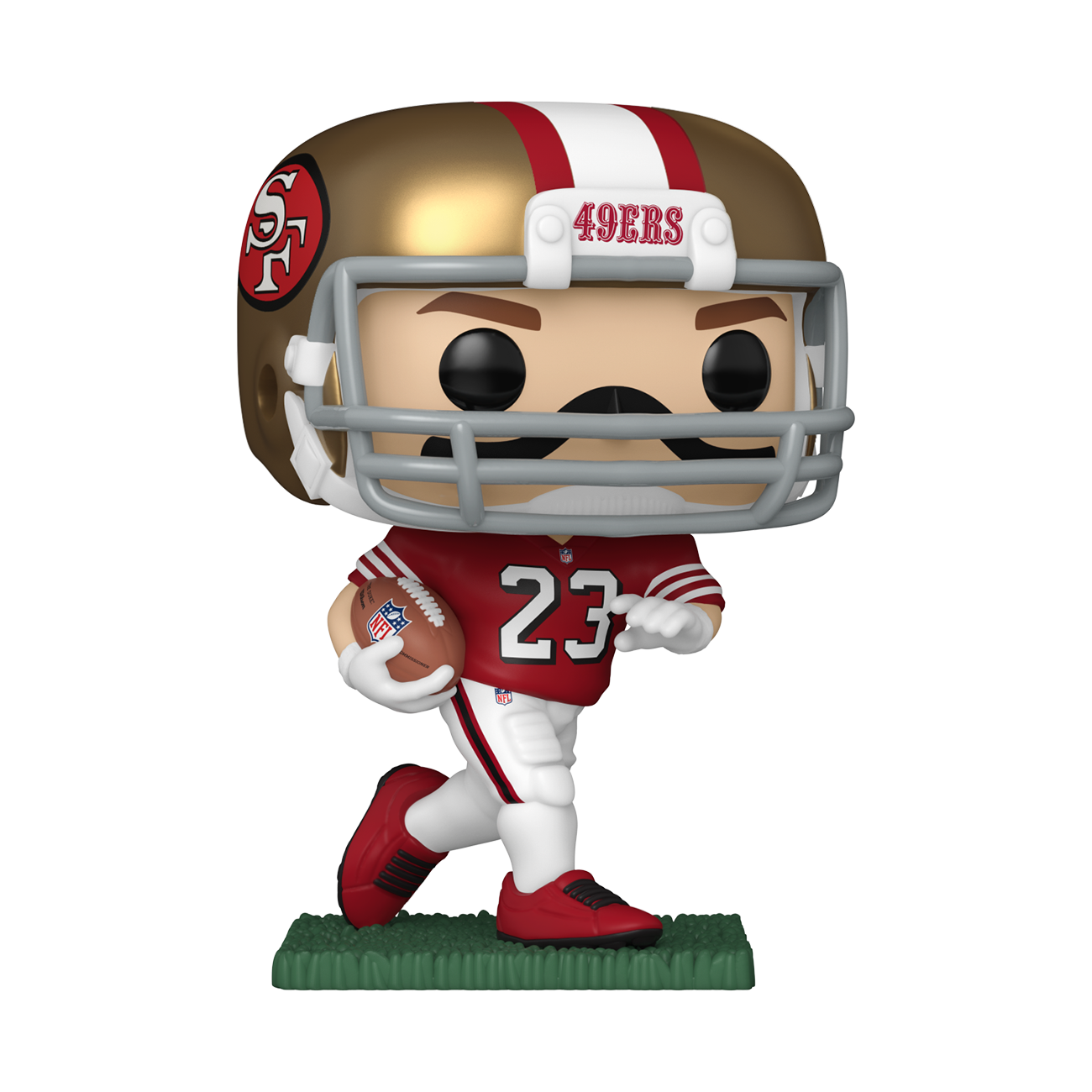 Pop! Christian McCaffrey (Red & White Uniform) | Funko
