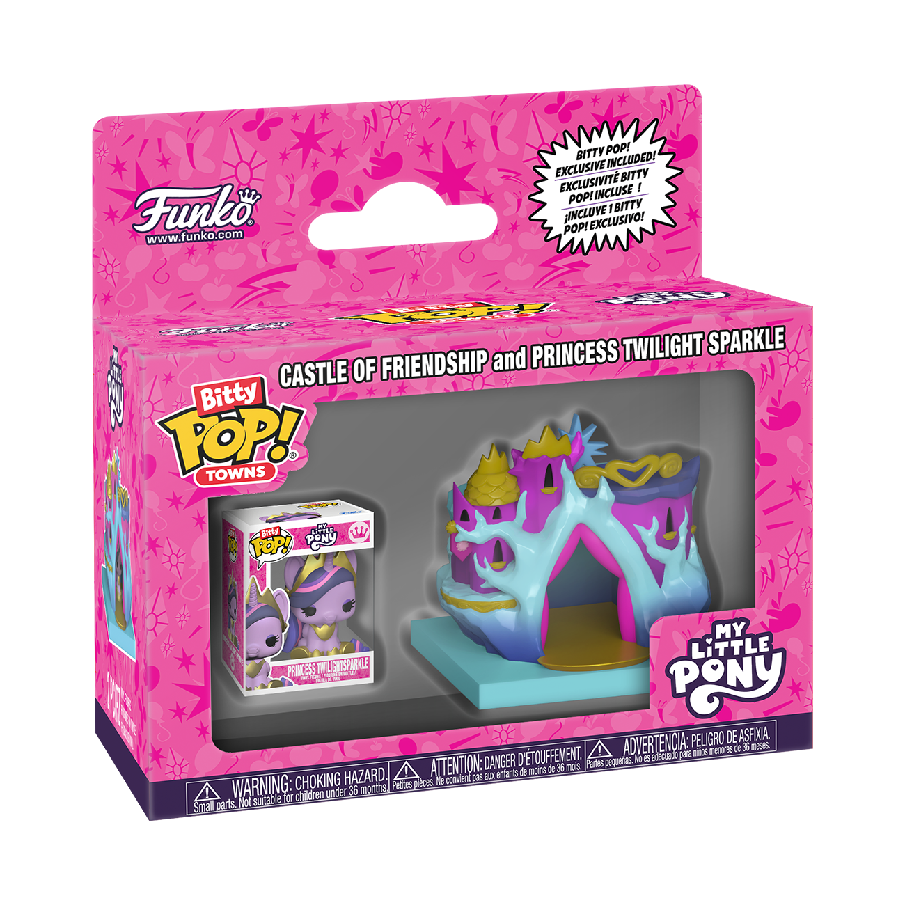 Bitty Pop! Towns Castle of Friendship and Princess Twilight Sparkle | Funko