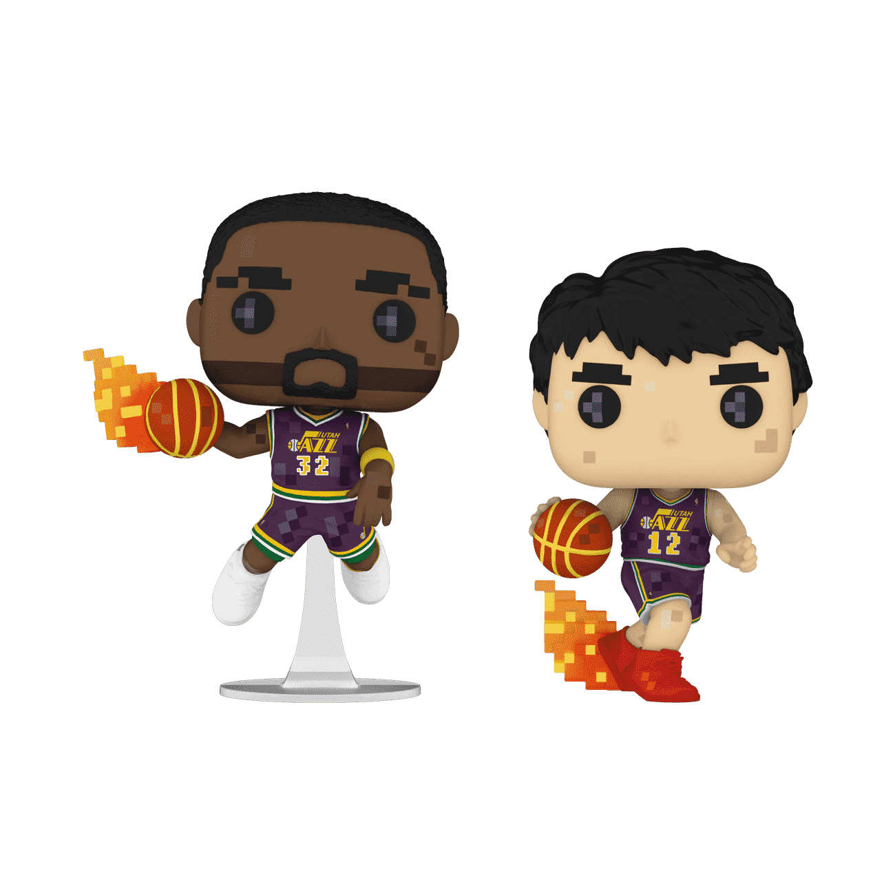 Pop! 8-Bit Karl Malone & John Stockton 2-Pack | Funko