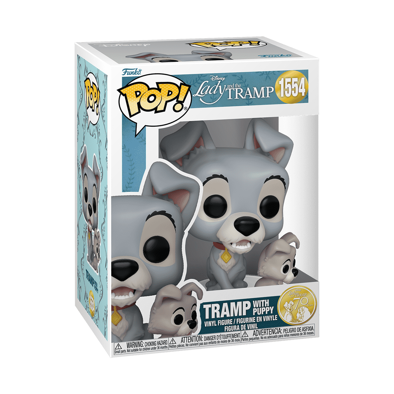 Pop! Tramp with Puppy | Funko