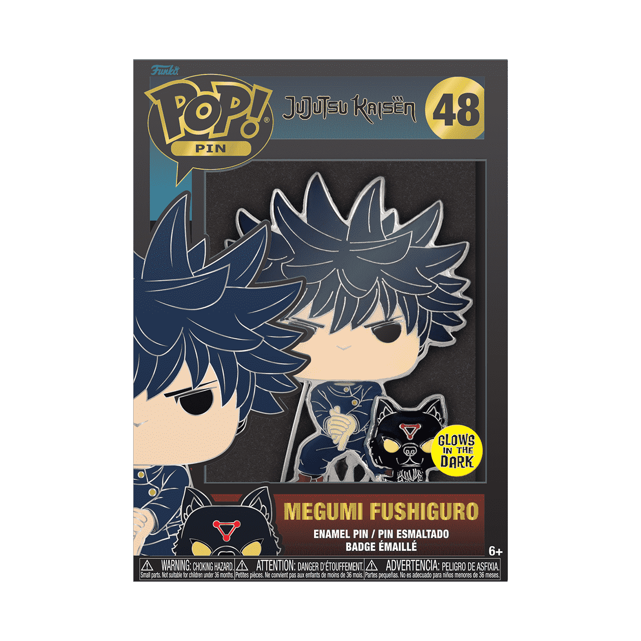 Buy Pop! Pin Megumi Fushiguro (Glow) at Funko.