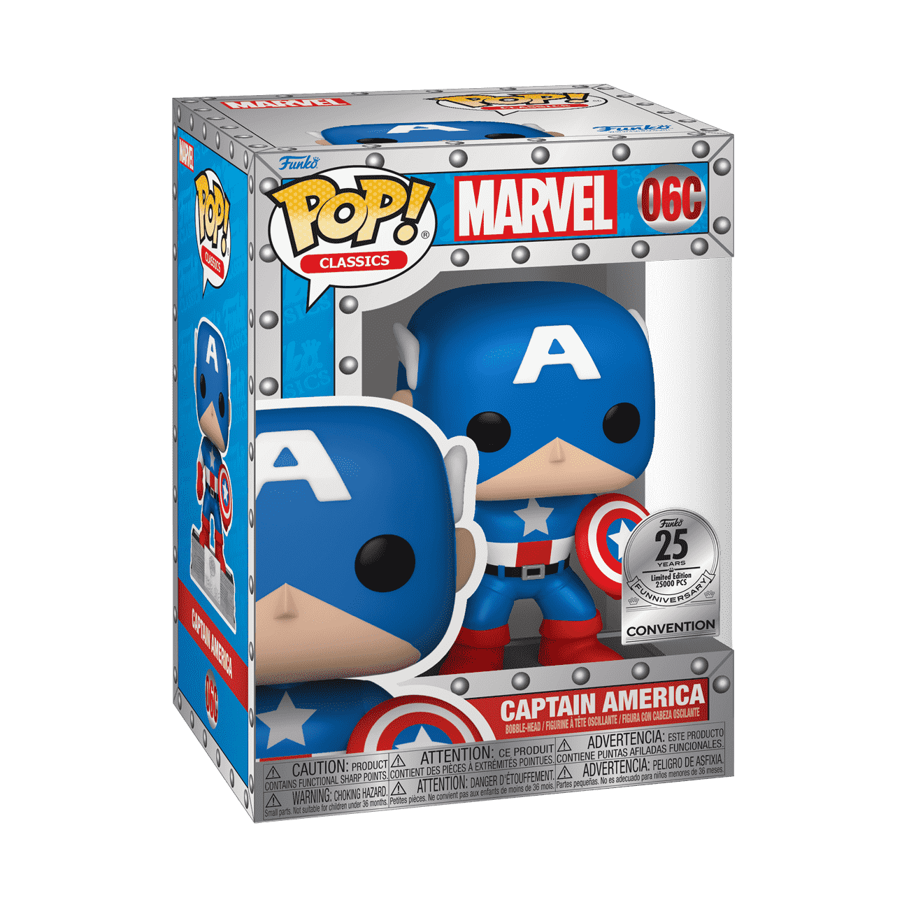 Buy Pop! Classics Captain America Funko 25th Anniversary at Funko.