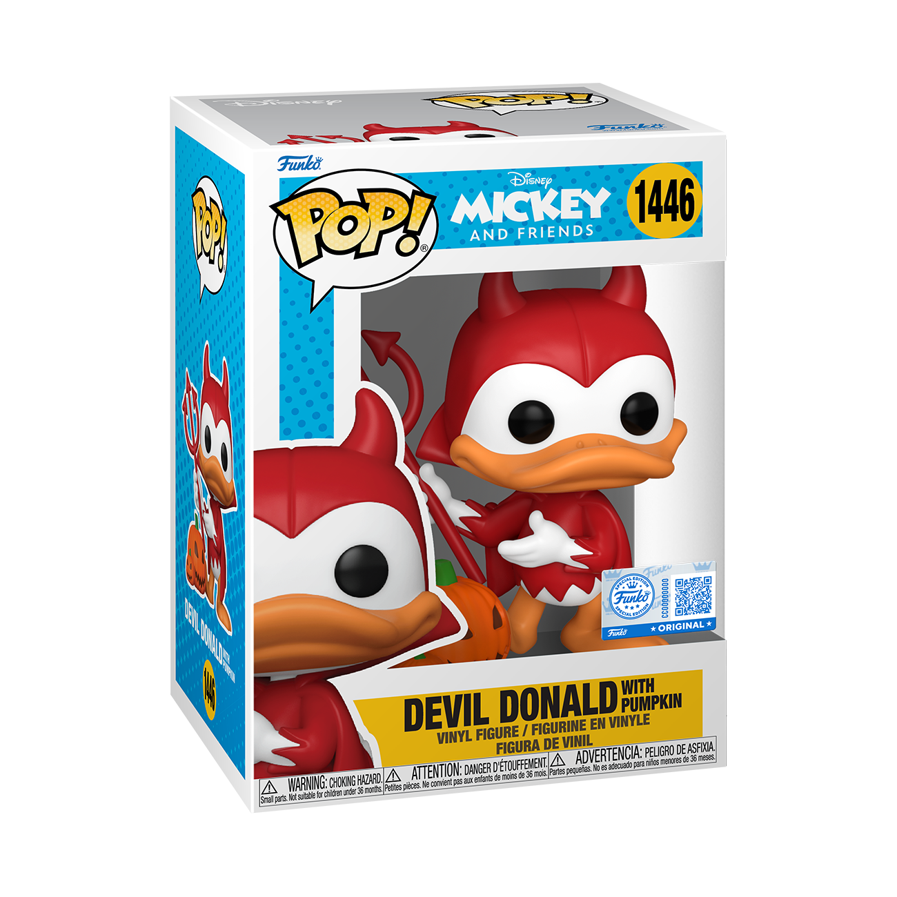 Pop! Devil Donald with Pumpkin | Funko