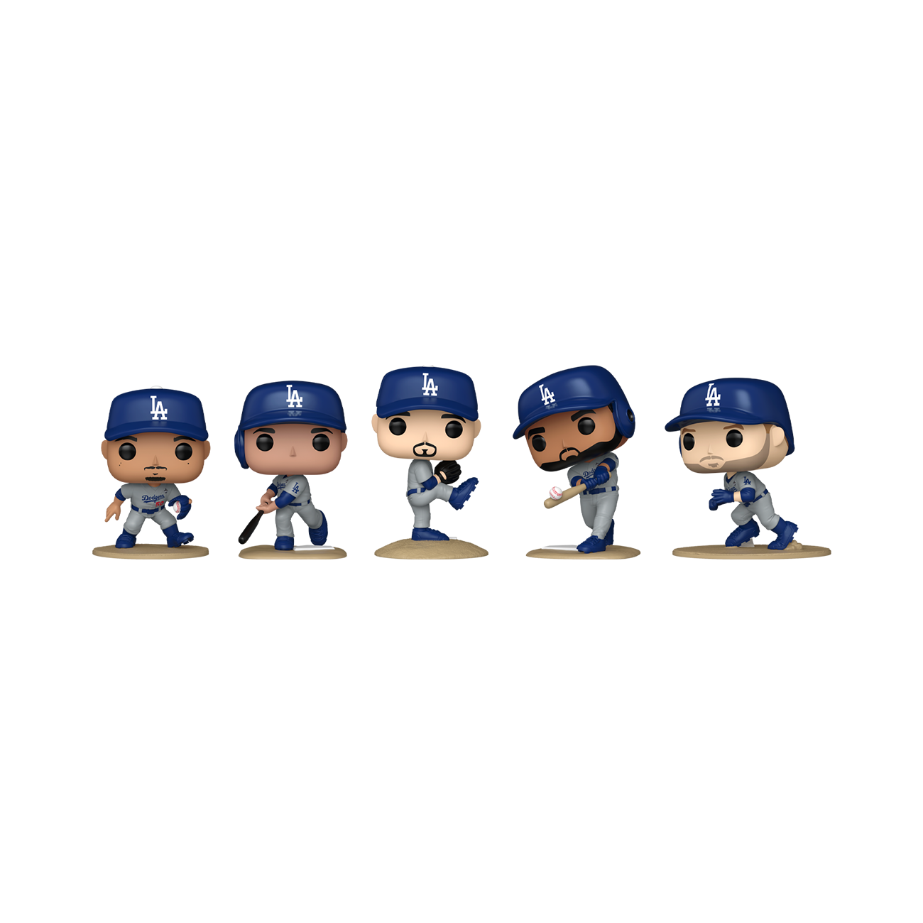Pop! Los Angeles Dodgers 2025 MLB World Series Champions 5-Pack