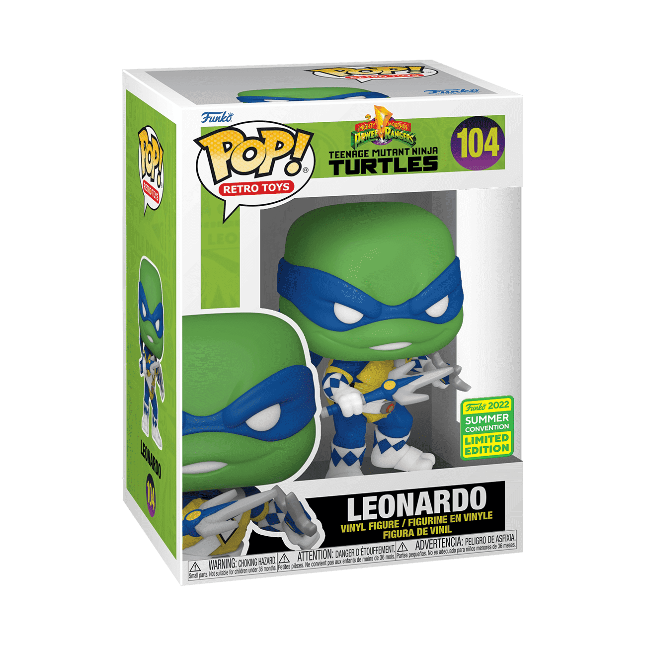 Buy Pop! Leonardo as Mighty Morphin Power Ranger at Funko.