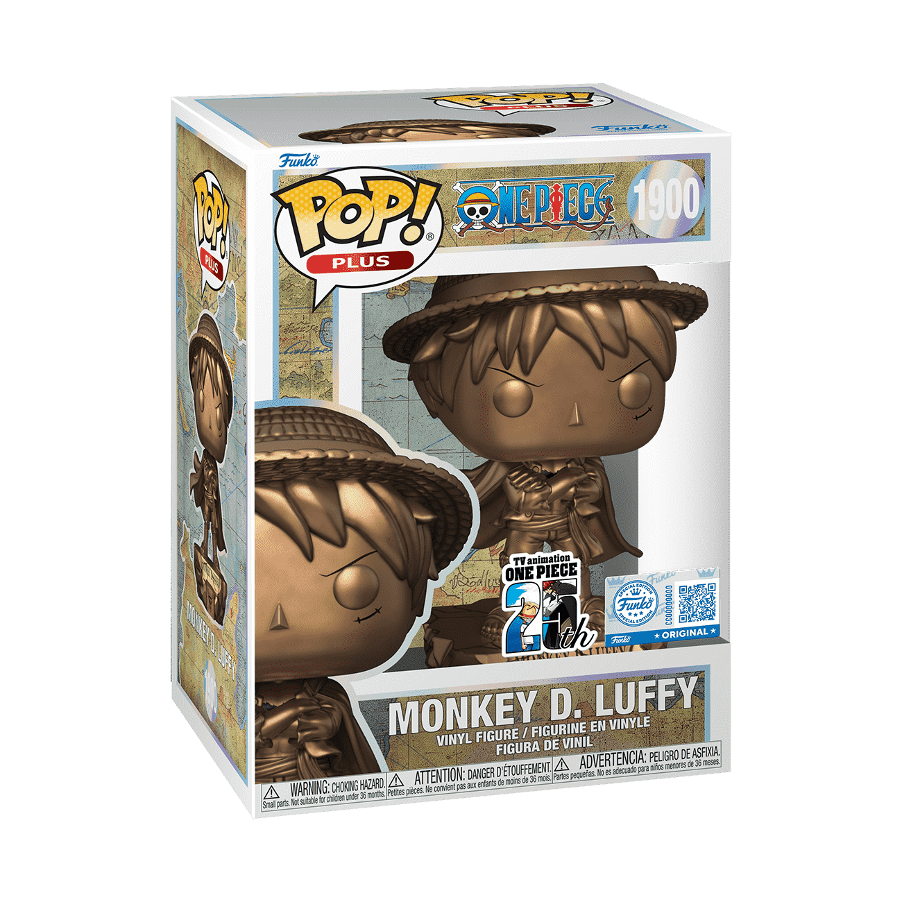 Pop! Plus Monkey D. Luffy Statue (Bronze)