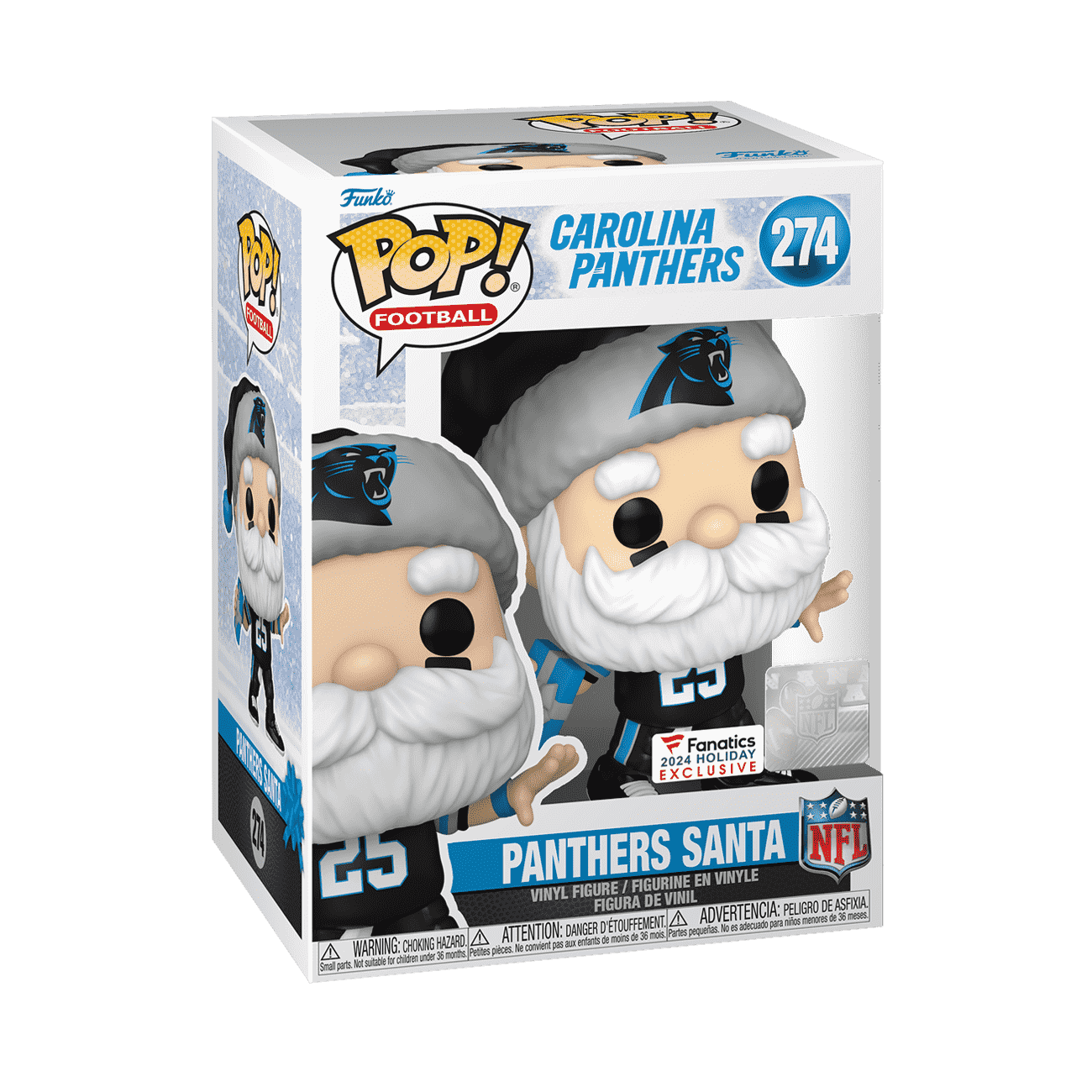 Pop! Panthers Santa (Throwing) | Funko