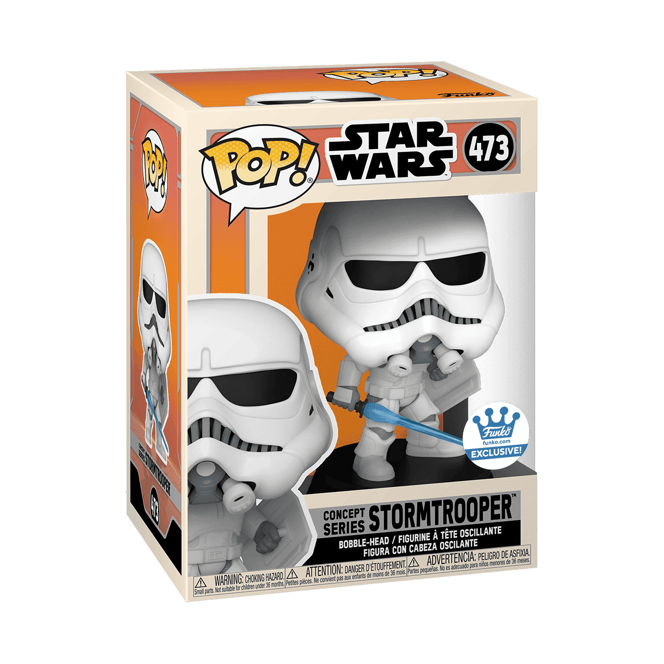 Buy Pop! Concept Series Stormtrooper with Shield and Lightsaber at Funko.