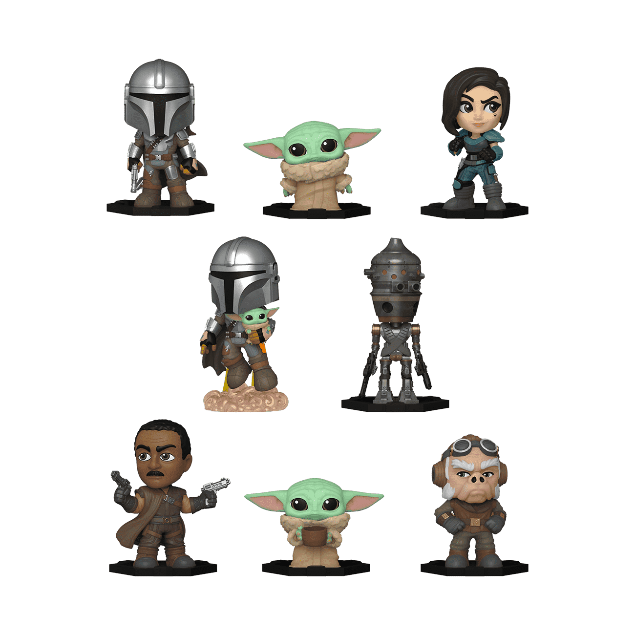 Buy The Mandalorian Mini Vinyl Figures at Funko.