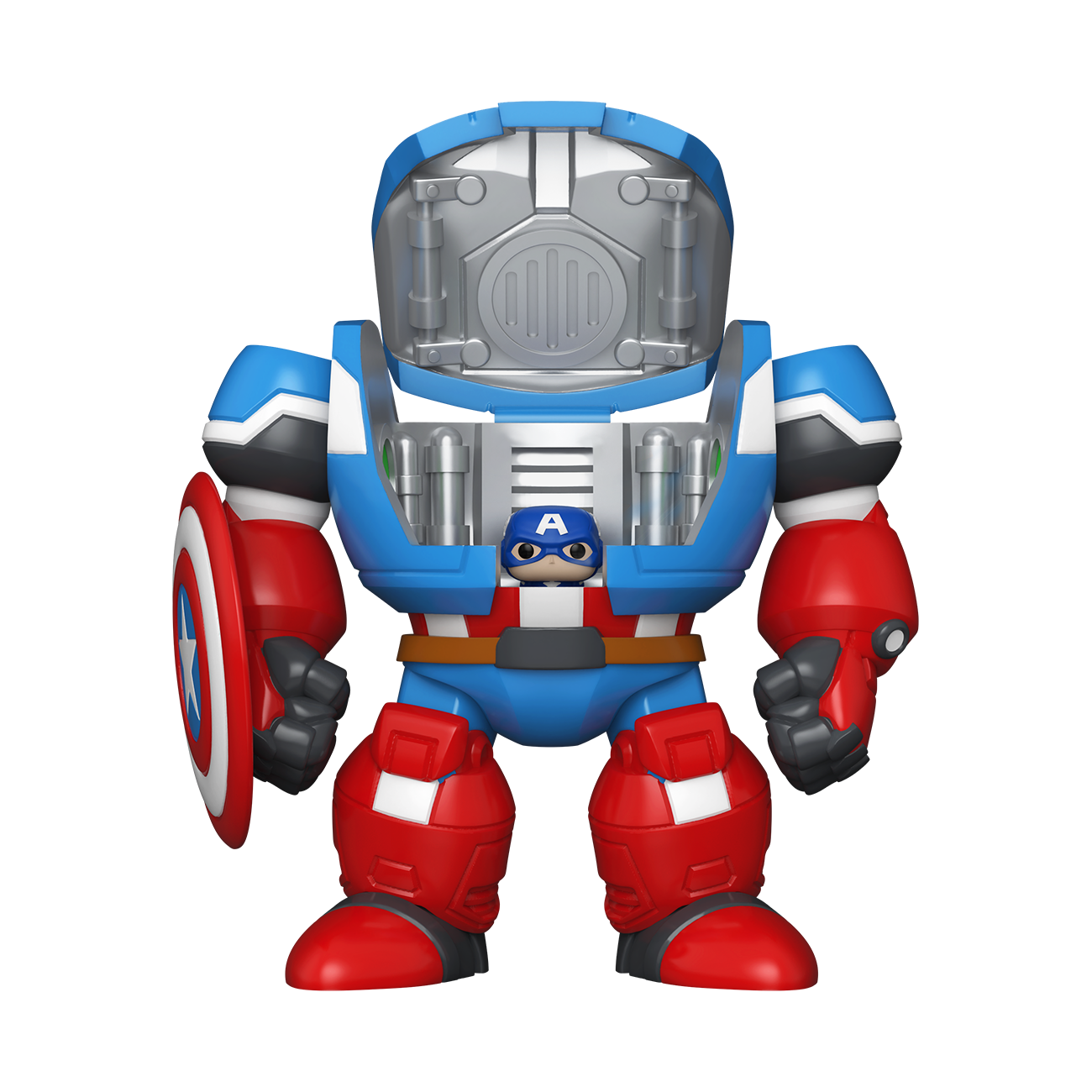 Bitty Pop! Bitty Bot Captain America Mech with Captain America | Funko